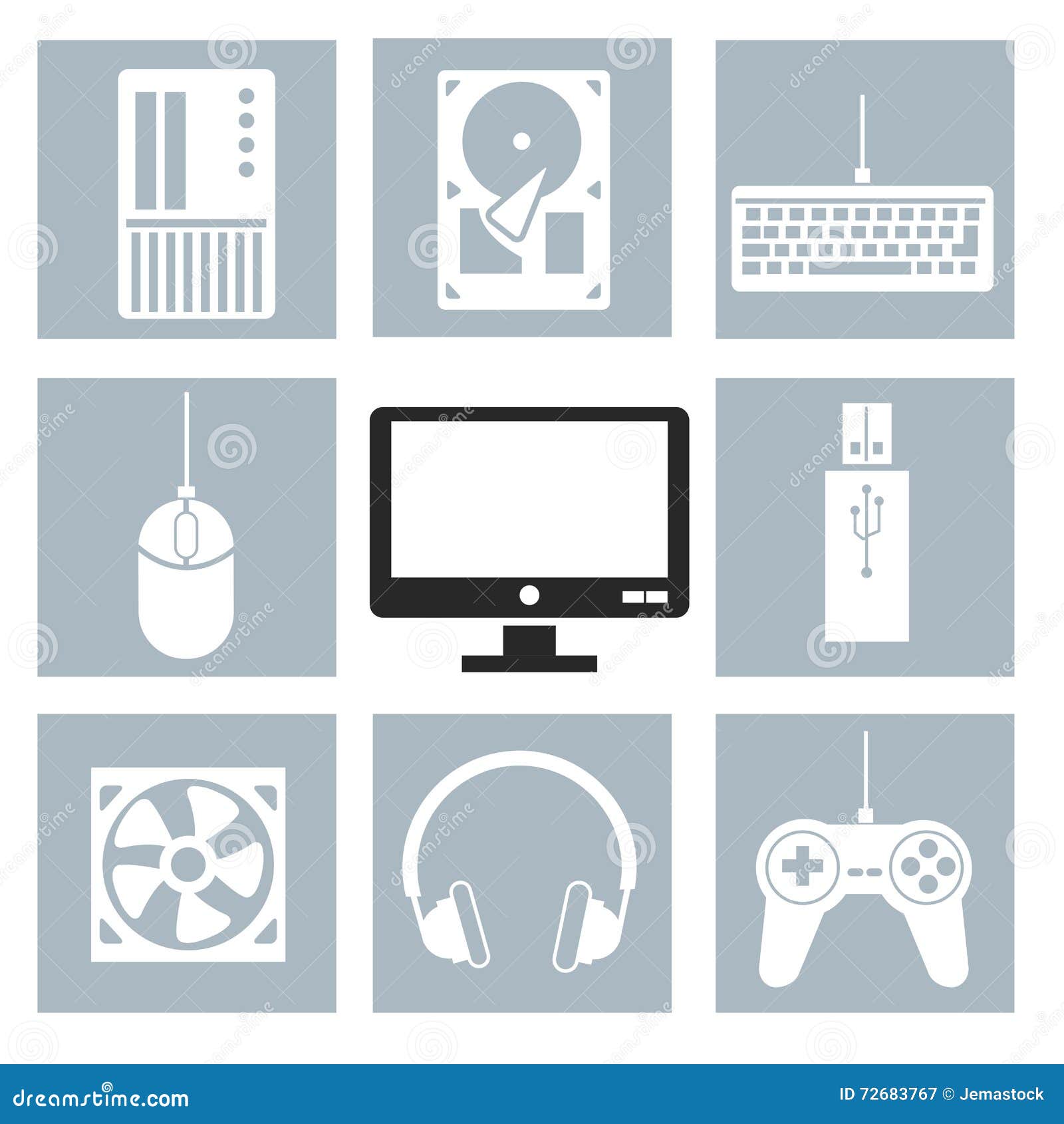 Device Design. Gadget Icon. White Background Stock Vector ...