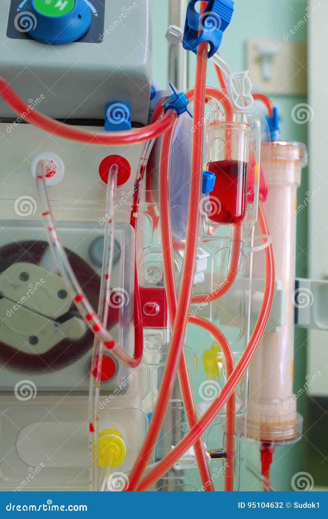 Device for Hemodialysis in Operation Stock Photo - Image of chemistry ...