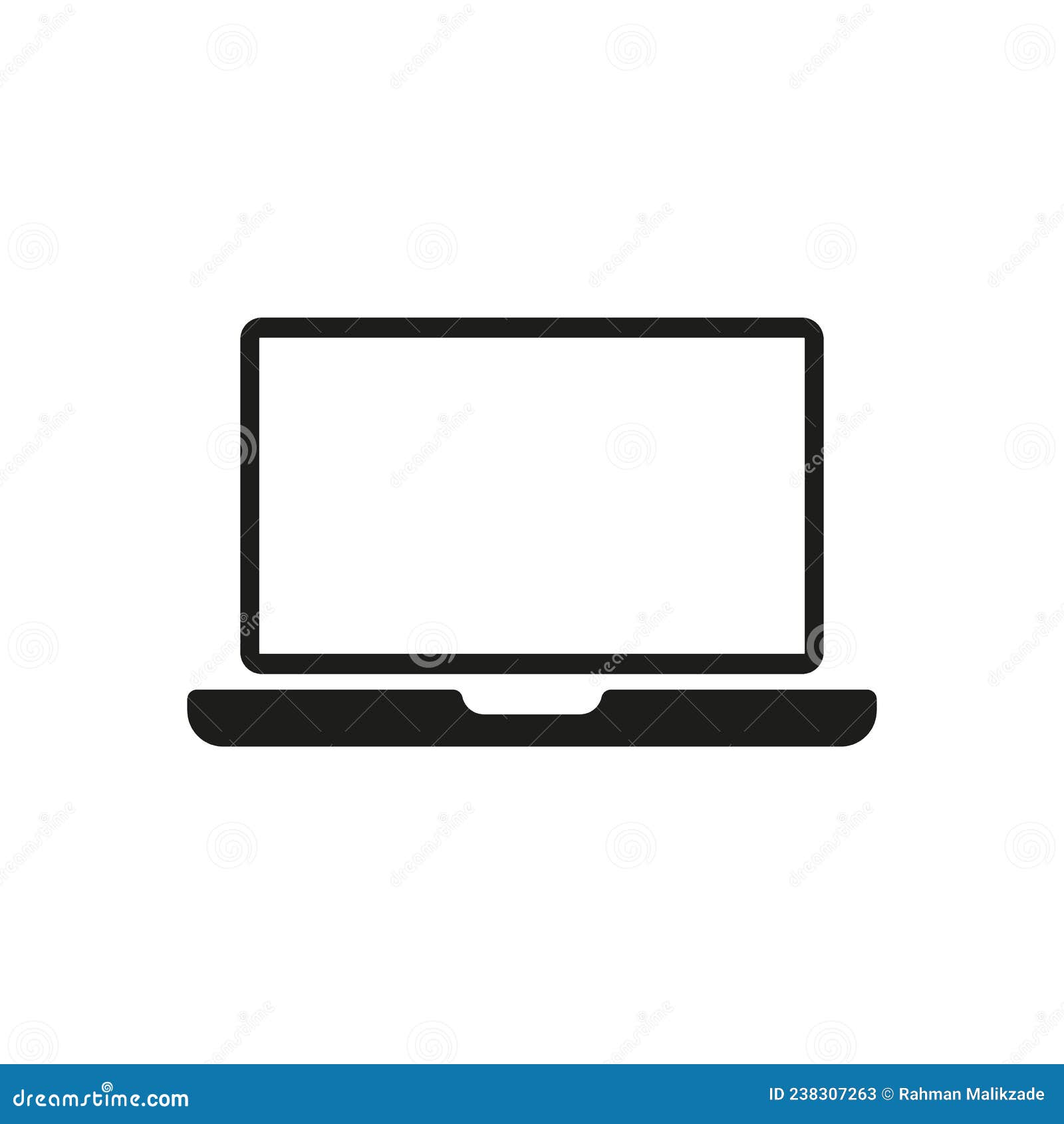 Device Icon. Computer or Laptop Stock Vector - Illustration of notebook ...