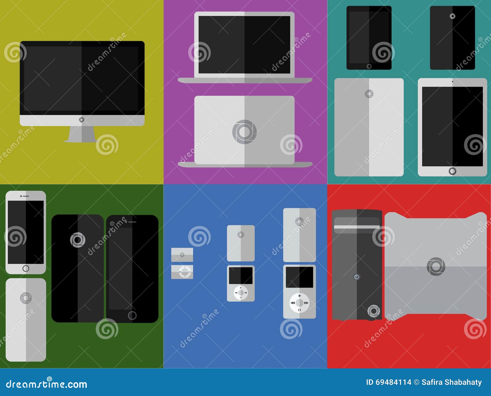 Device stock vector. Illustration of icon, mobile, technology - 69484114