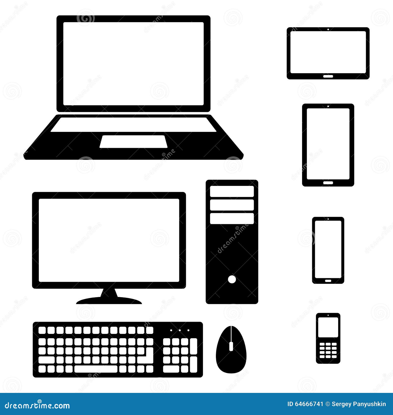 Device Icons Smartphone, Tablet, Laptop, Desktop Computer, Phone ... Device Icons Smartphone, Tablet, Laptop, Desktop Computer, Phone ...