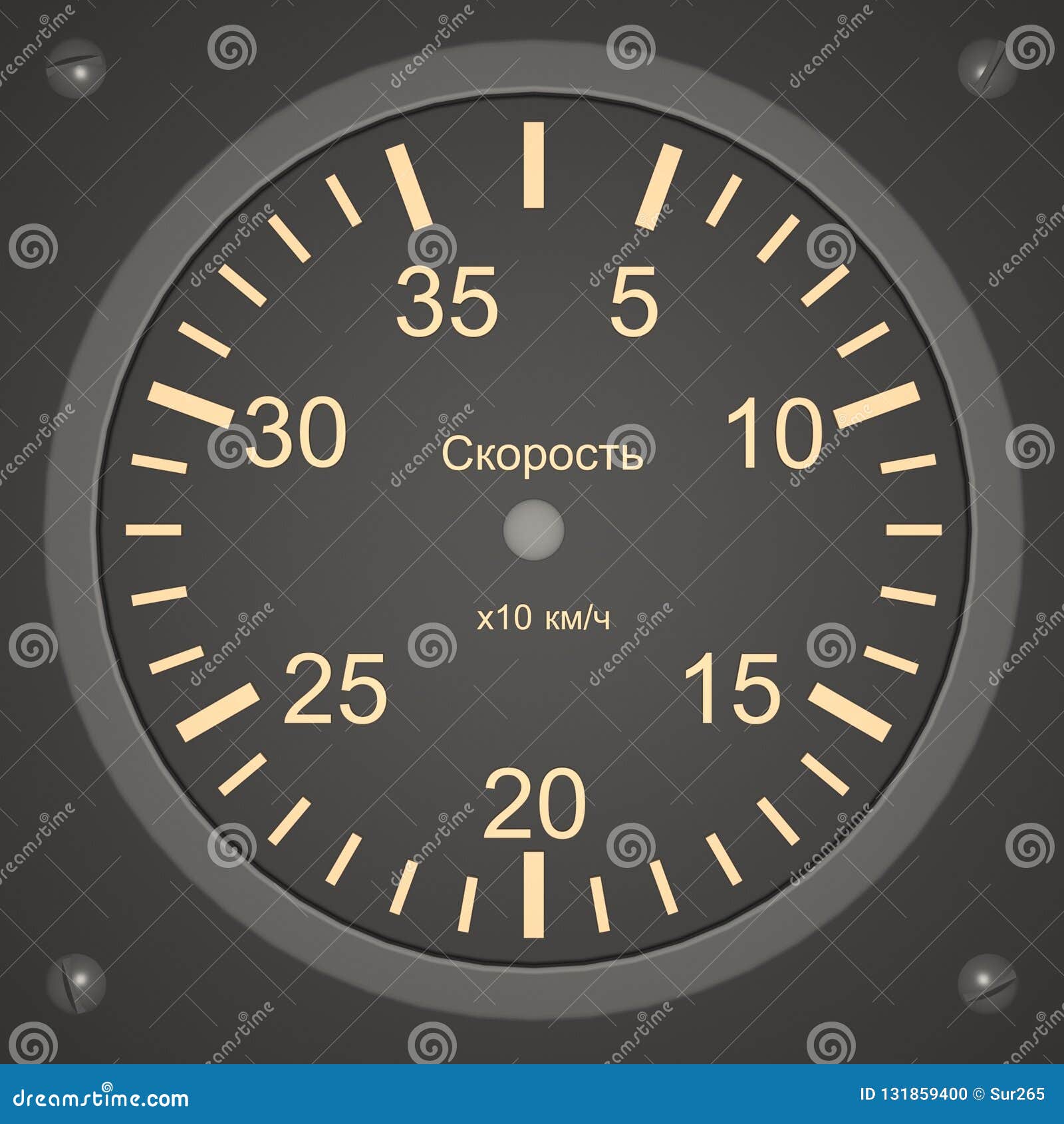 Device Indicator for Flight Speed Indication in Km / H Stock ...