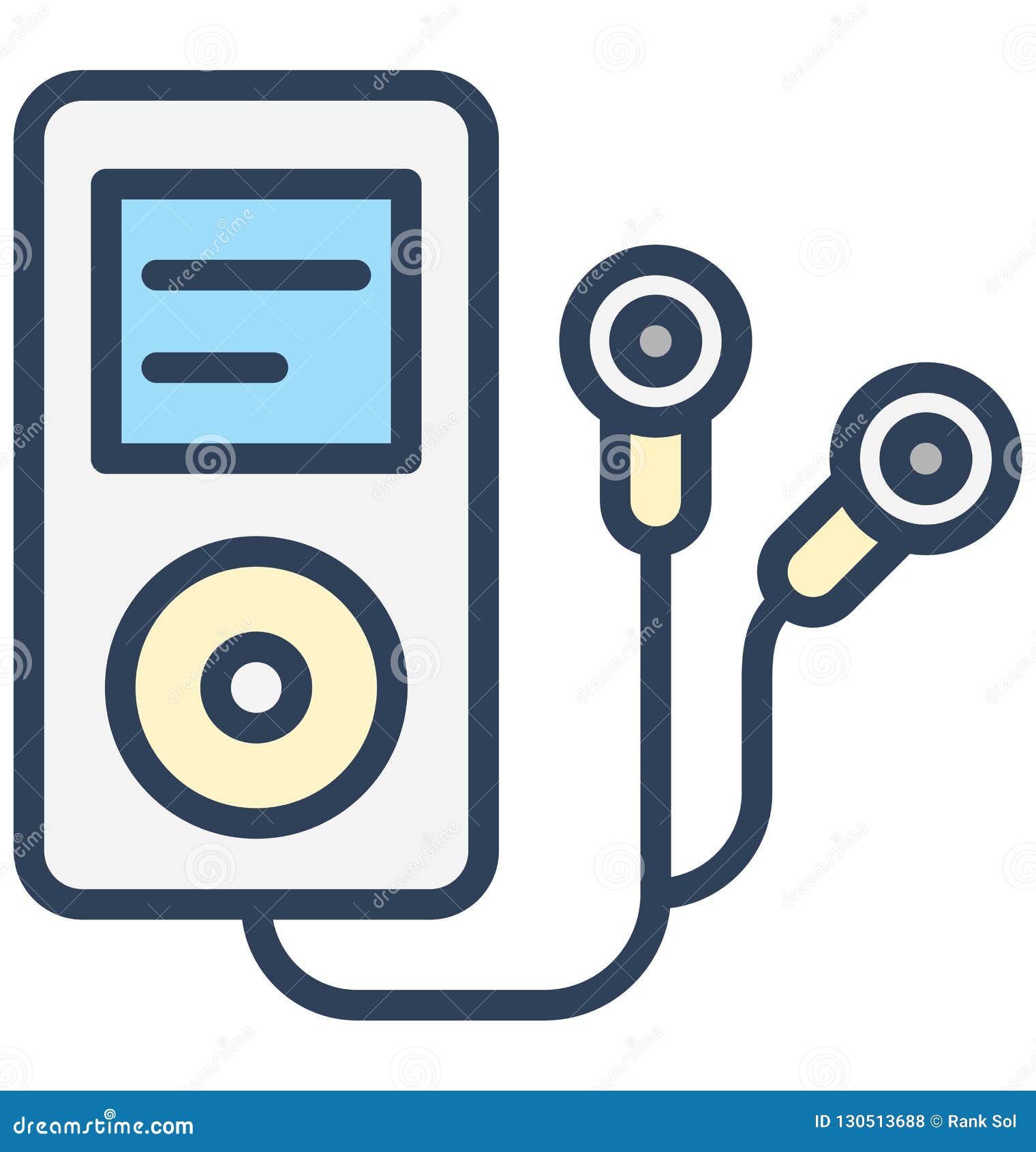 Device, Ipod Isolated Vector Icon that Can Be Easily Edited in Any Size ...