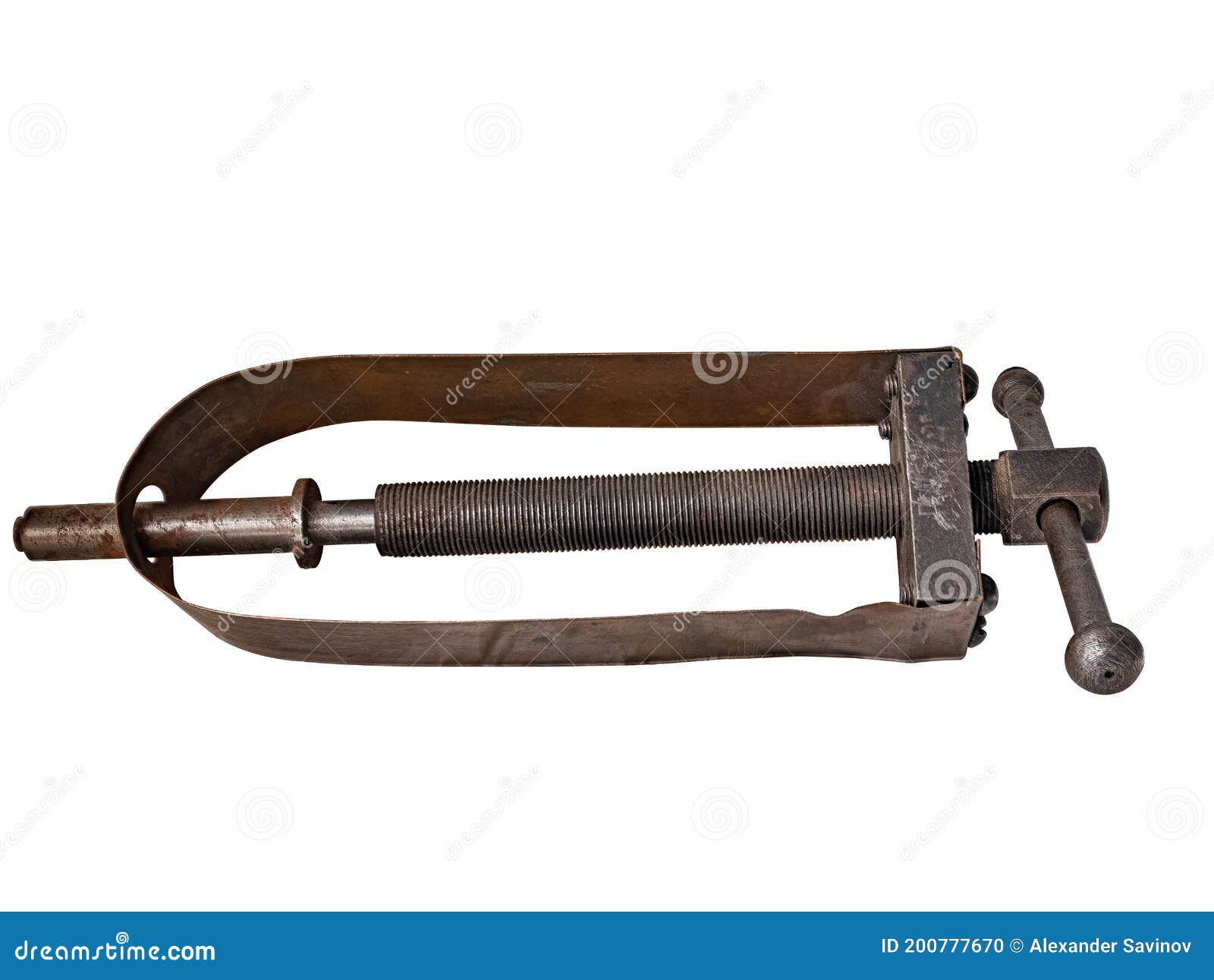 Device for Manual Assembly and Disassembly of Piston Pins. Isolated on ...