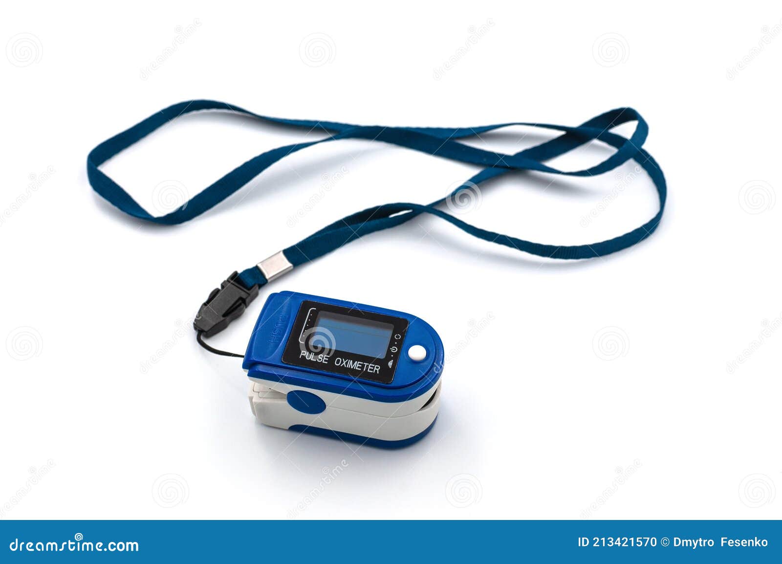 A Device for Measuring Pulse and Blood Oxygen Level Stock Photo - Image ...