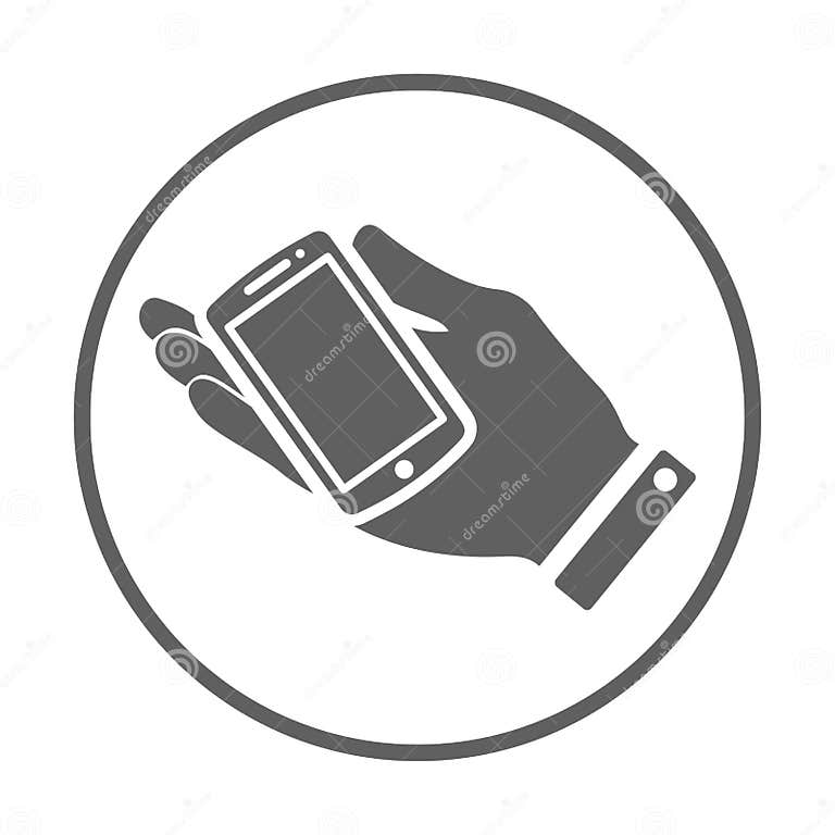 Device, Mobile Touch Icon. Gray Version Stock Vector - Illustration of ...