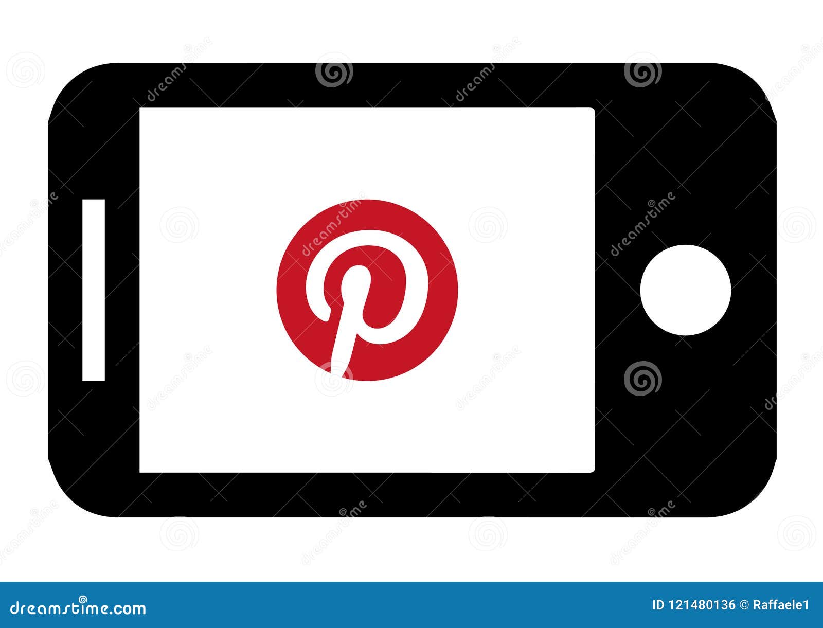 Device Pinterest Icon Design. Audio, Graphic Editorial Photo ...