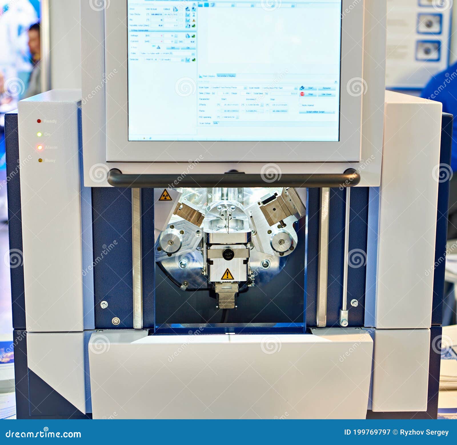 Device X-ray Diffraction and Elemental Analysis Stock Image - Image of ...