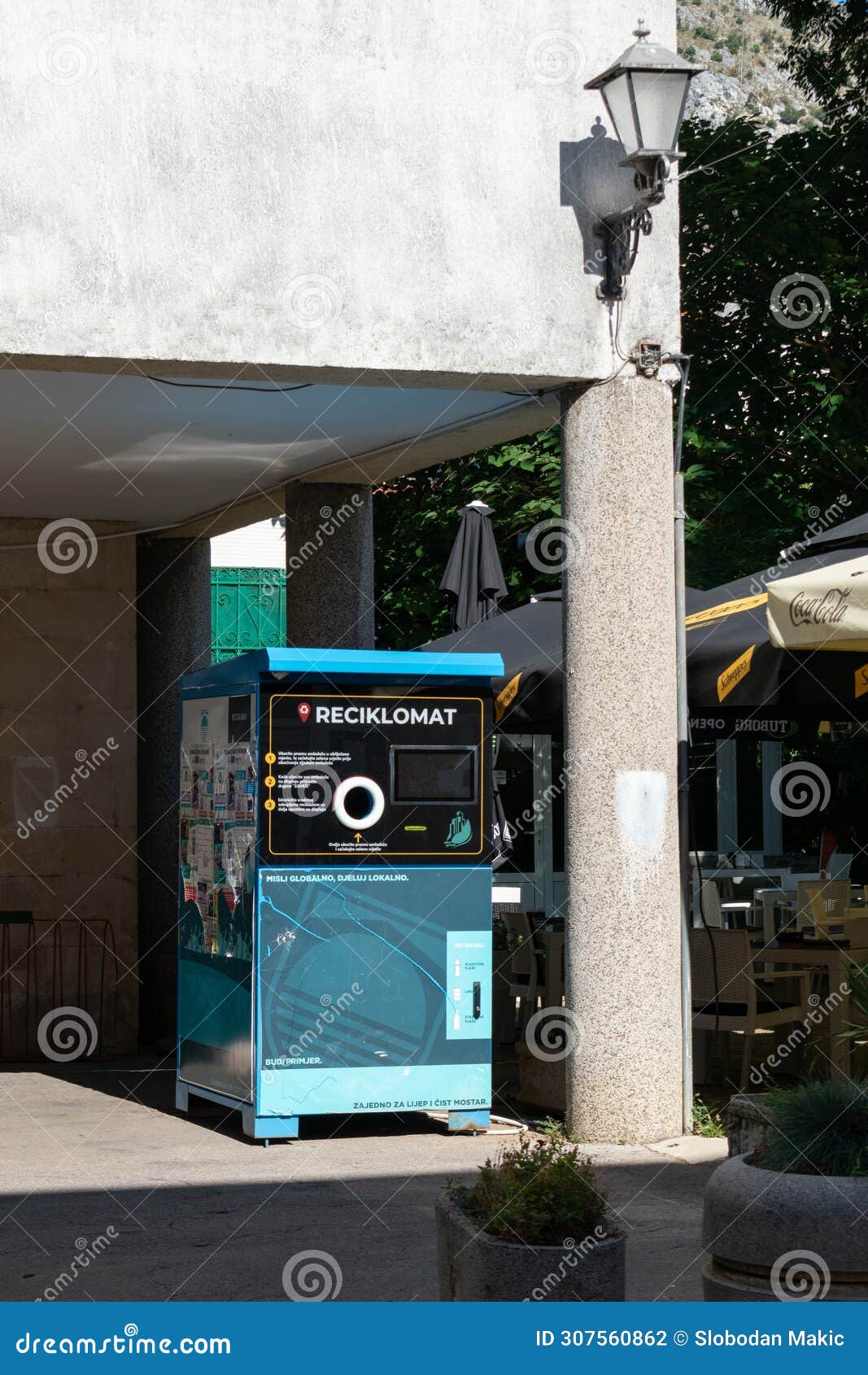 Device for Recycling Plastic Bottles on Street Editorial Photography ...