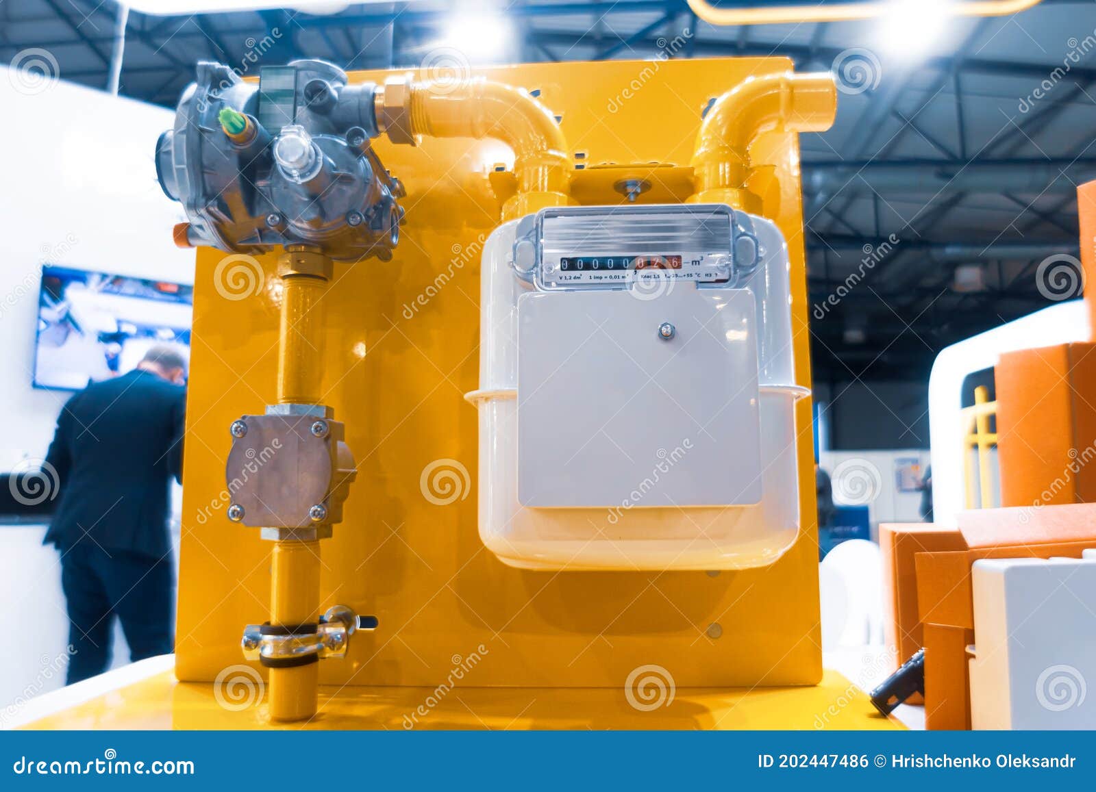 Device for Remote Data Transmission of Gas Meters Stock Photo - Image ...