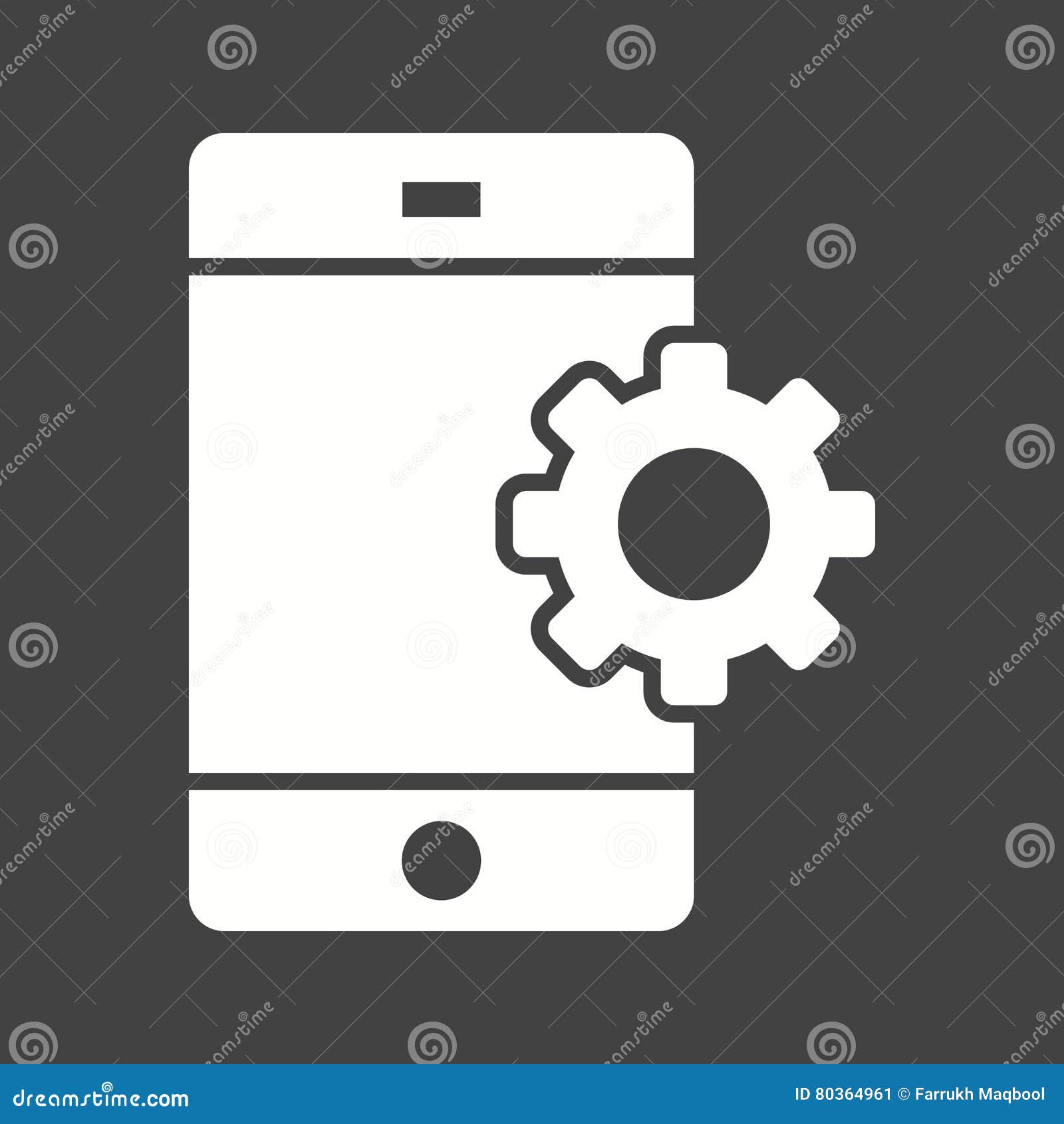 Device Settings stock vector. Illustration of iphone - 80364961