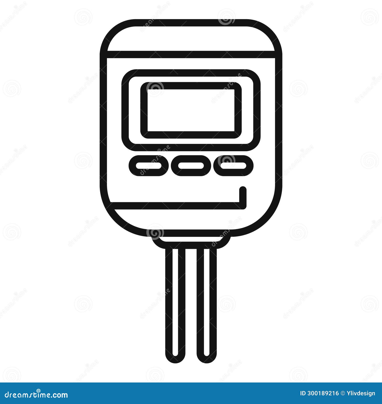 Device Soil Ph Meter Icon Outline Vector. Medical Experiment Stock ...