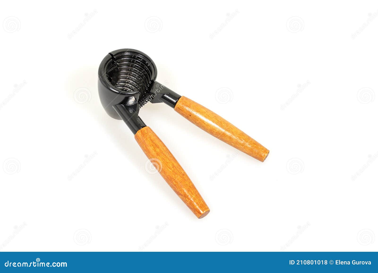 Device for Splitting Nuts. Isolate on White Background Stock Photo ...