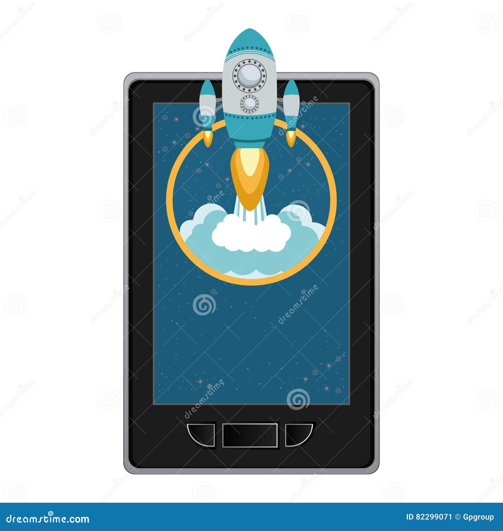 Device and Start Up Concept Design Stock Vector - Illustration of ...