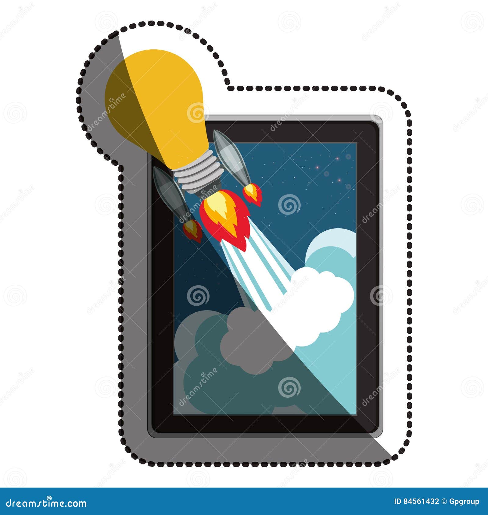 Device and Start Up Concept Design Stock Vector - Illustration of ...