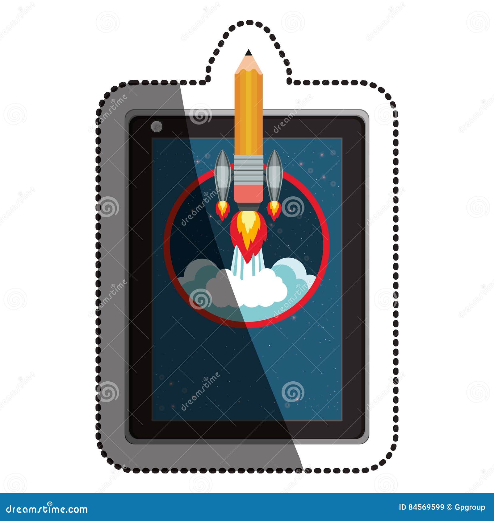 Device and Start Up Concept Design Stock Vector - Illustration of plan ...