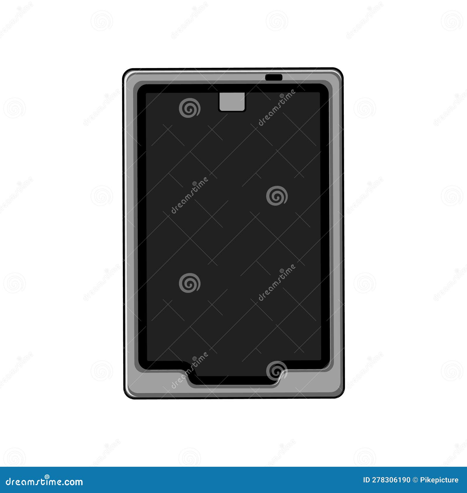 Device Tablet Case Cartoon Vector Illustration Stock Vector ...