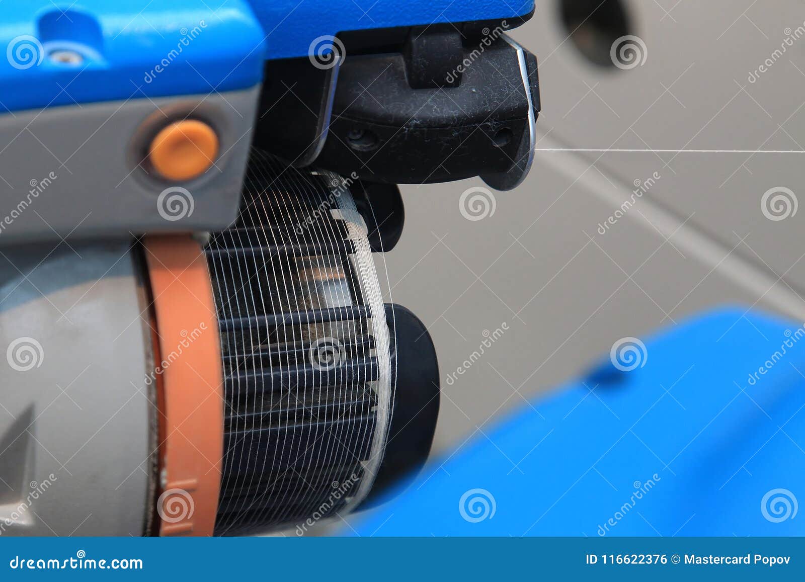Modern Automatic Spinning Machine Stock Photo - Image of manufacture ...