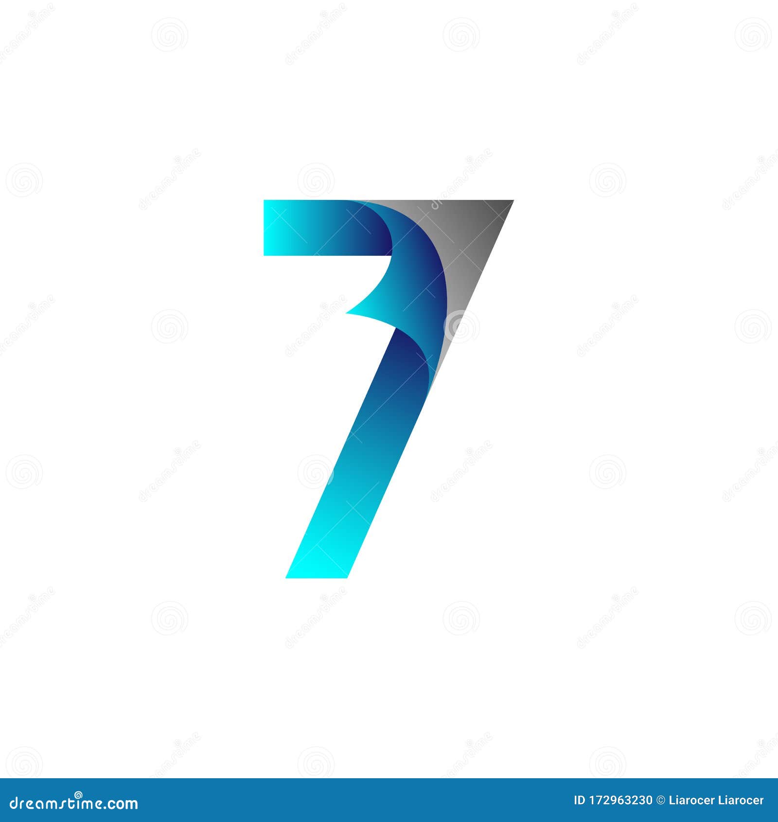 Unique Logo Number 37 Outline Stroke Stock Vector - Illustration of ...