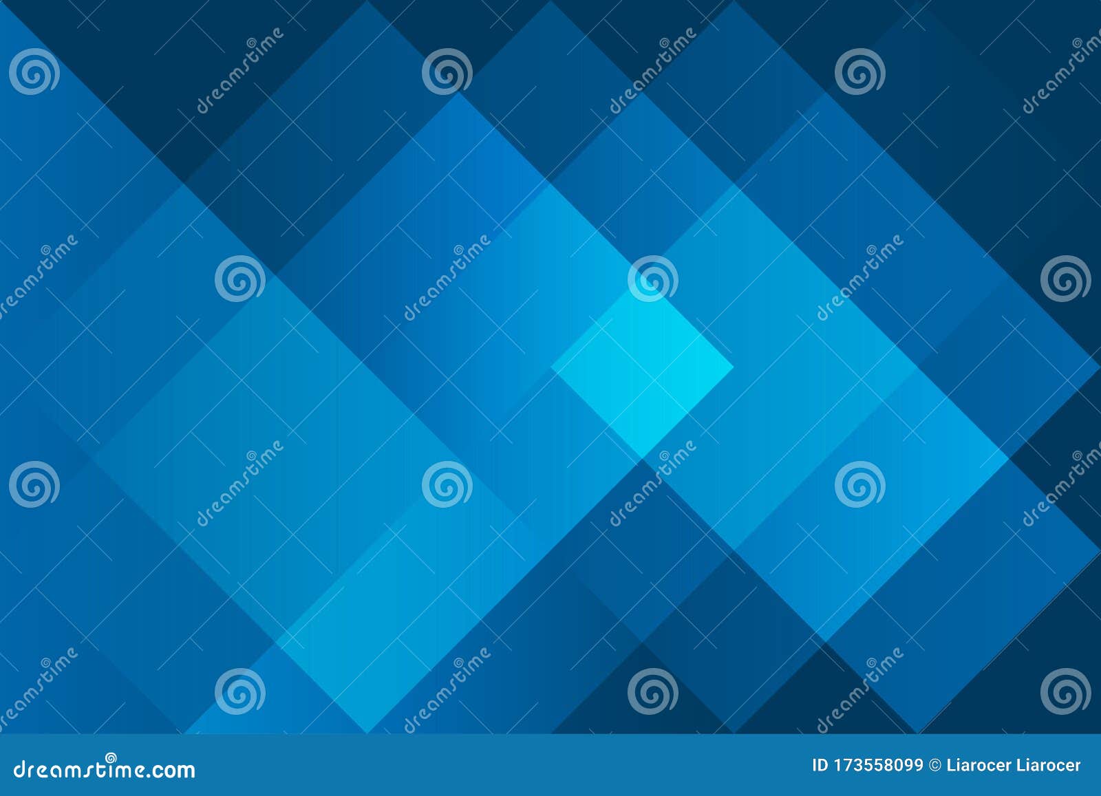 Abstract Background Overlap with Concept Basic Shape Diamond Blue Color ...