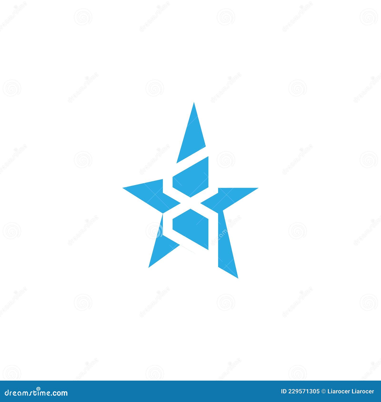 Initial Number 8 Star Unique Logo Vector Stock Vector - Illustration of ...