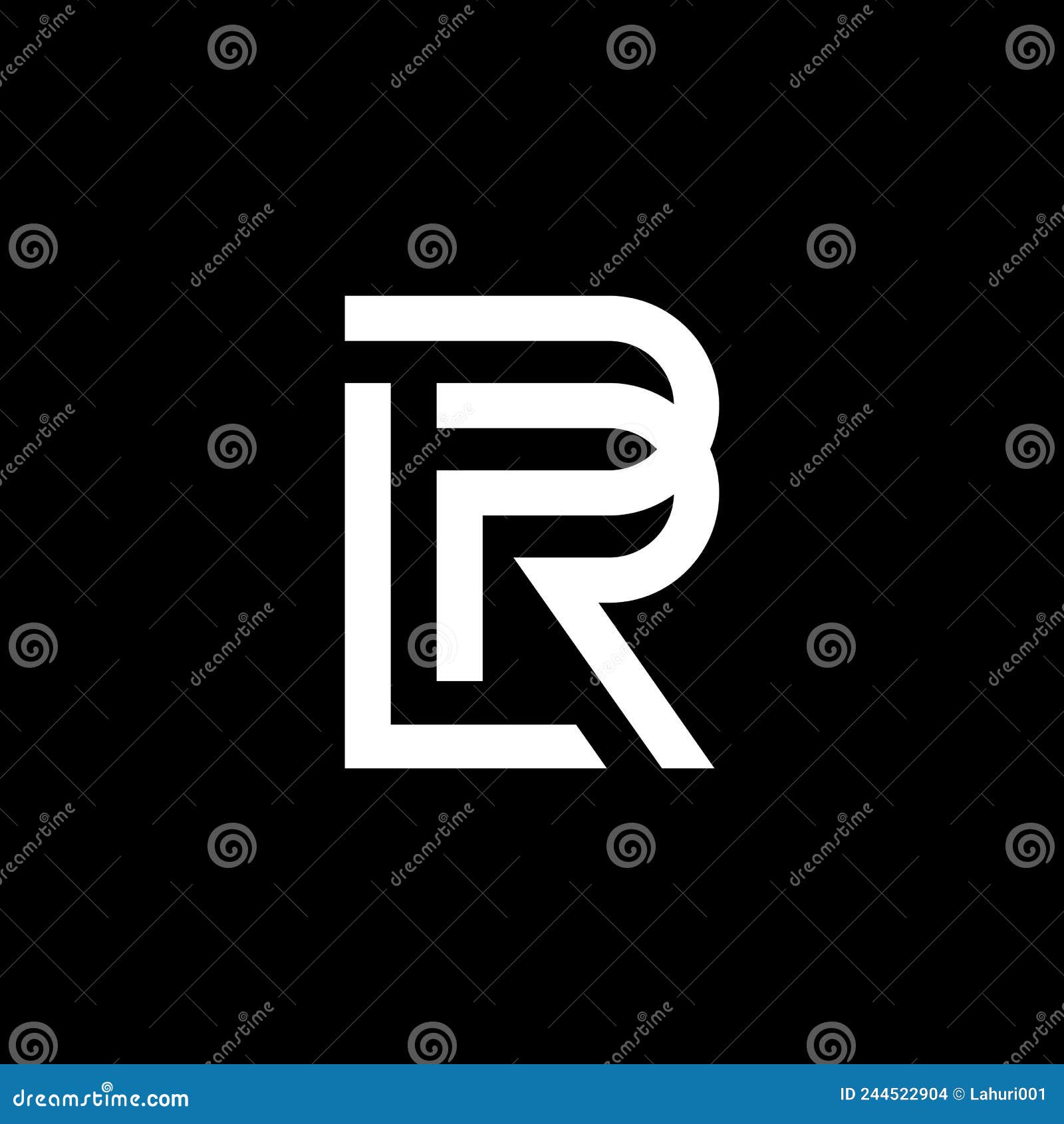 Initial Letter PLR Logo Vector Stock Vector - Illustration of icon ...