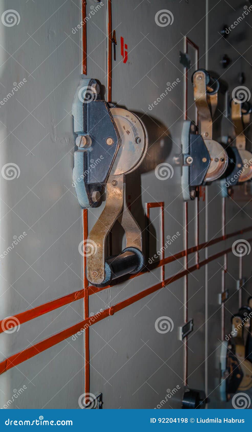 The Devices Control Panel, Vintage Soviet Plant Stock Photo - Image of ...