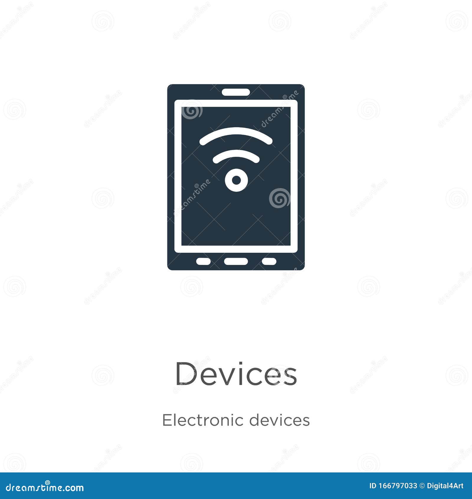 Devices Icon Vector. Trendy Flat Devices Icon from Electronic Devices ...