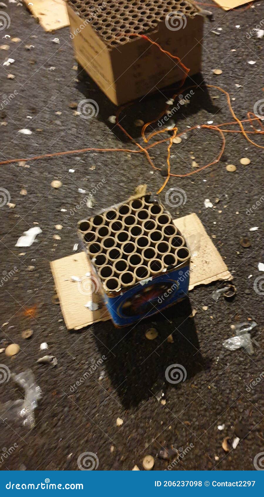 Devices for Launching Professional Fireworks, Immediately after the ...