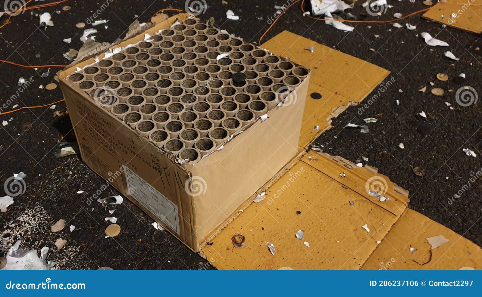 Devices for Launching Professional Fireworks, Immediately after the ...