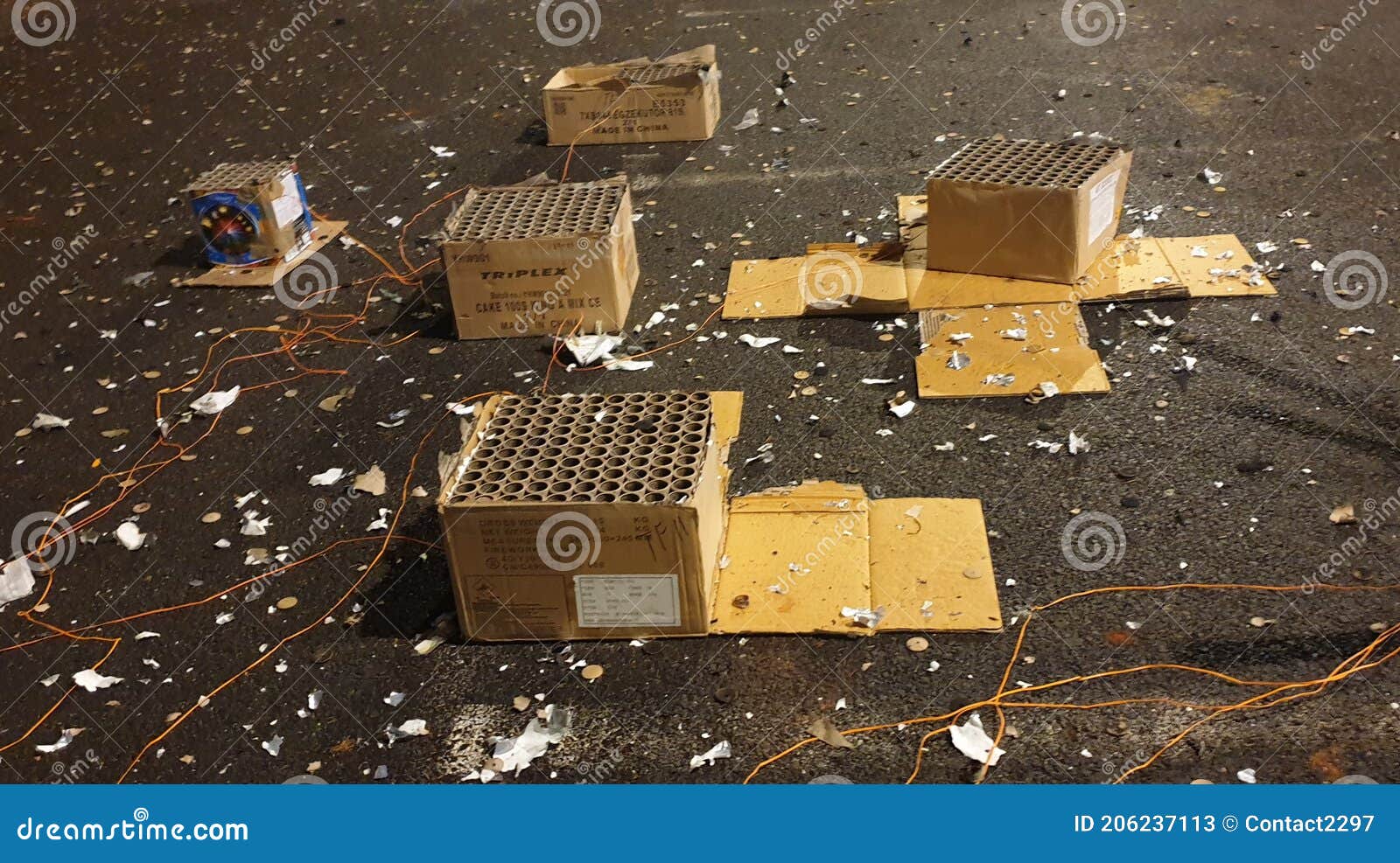 Devices for Launching Professional Fireworks, Immediately after the ...