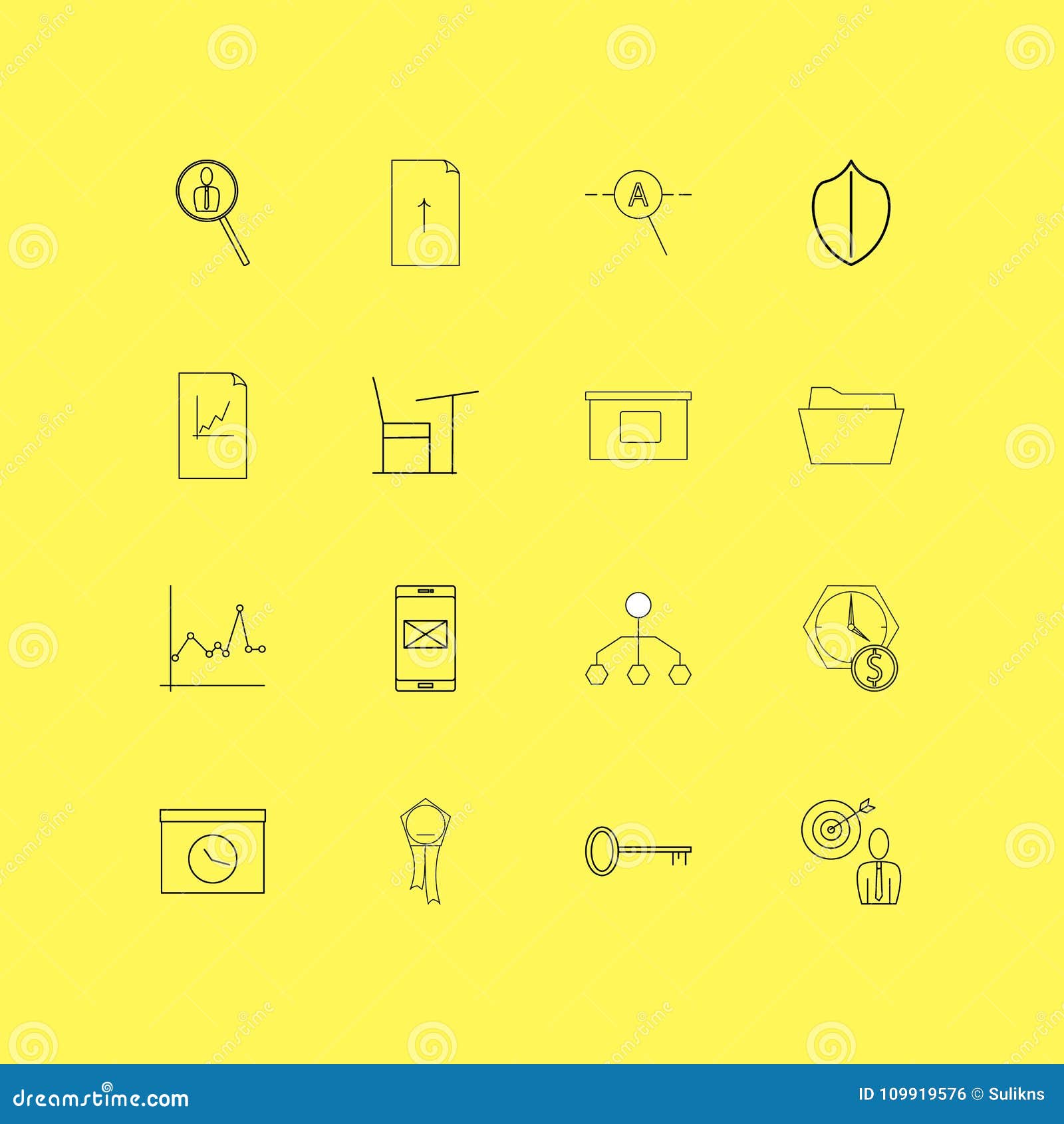 Devices linear icon set. stock illustration. Illustration of linear ...