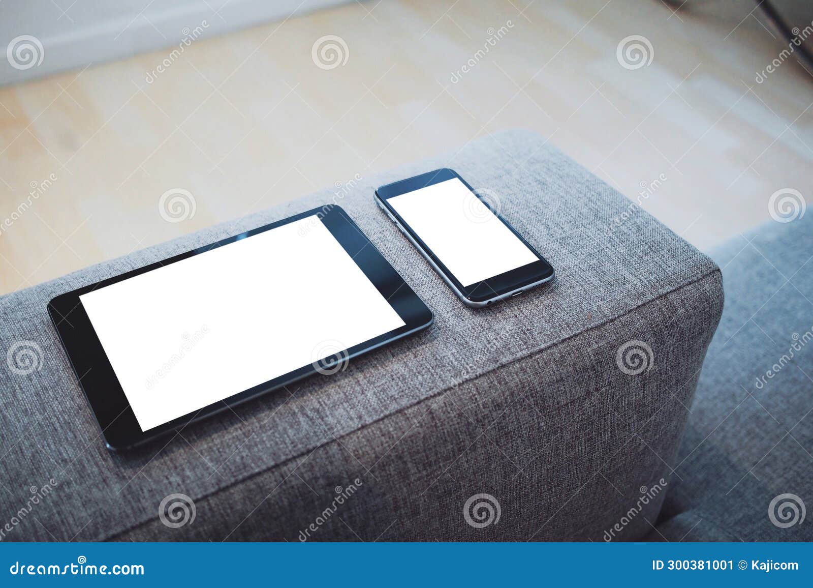 Devices Mockup Image Blank Screen for Advertising Stock Image - Image ...