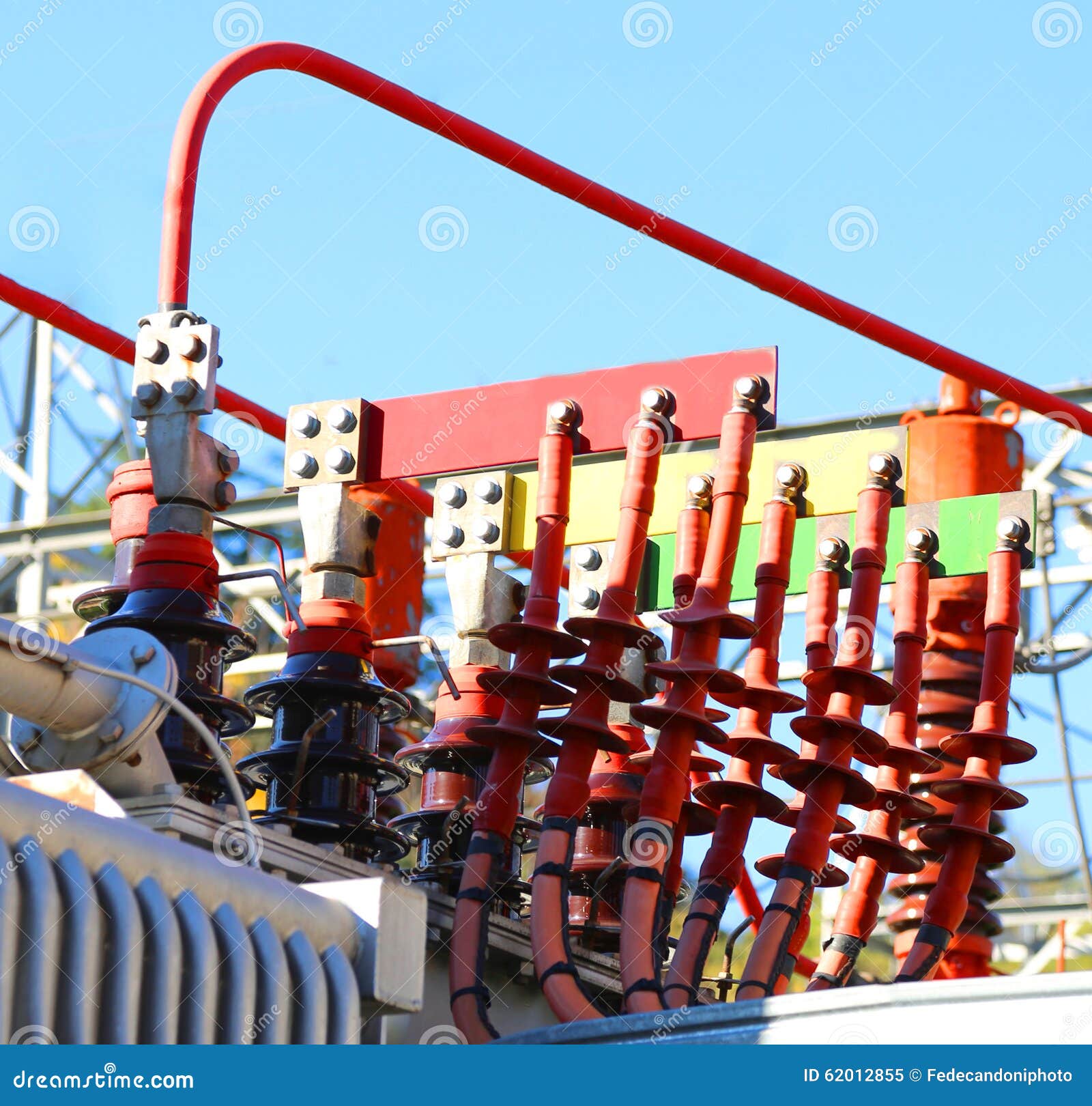 Devices in a Power Station for Producing Electricity Stock Image ...