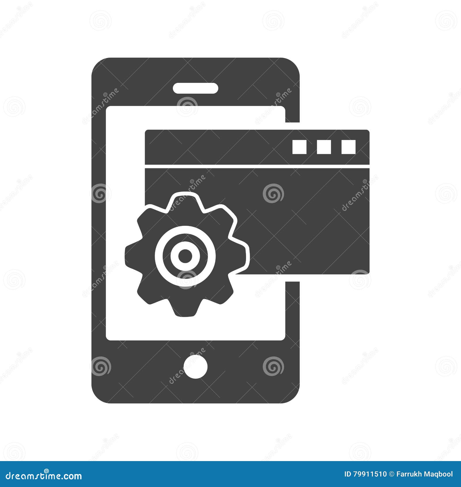 Devices Settings stock vector. Illustration of design - 79911510