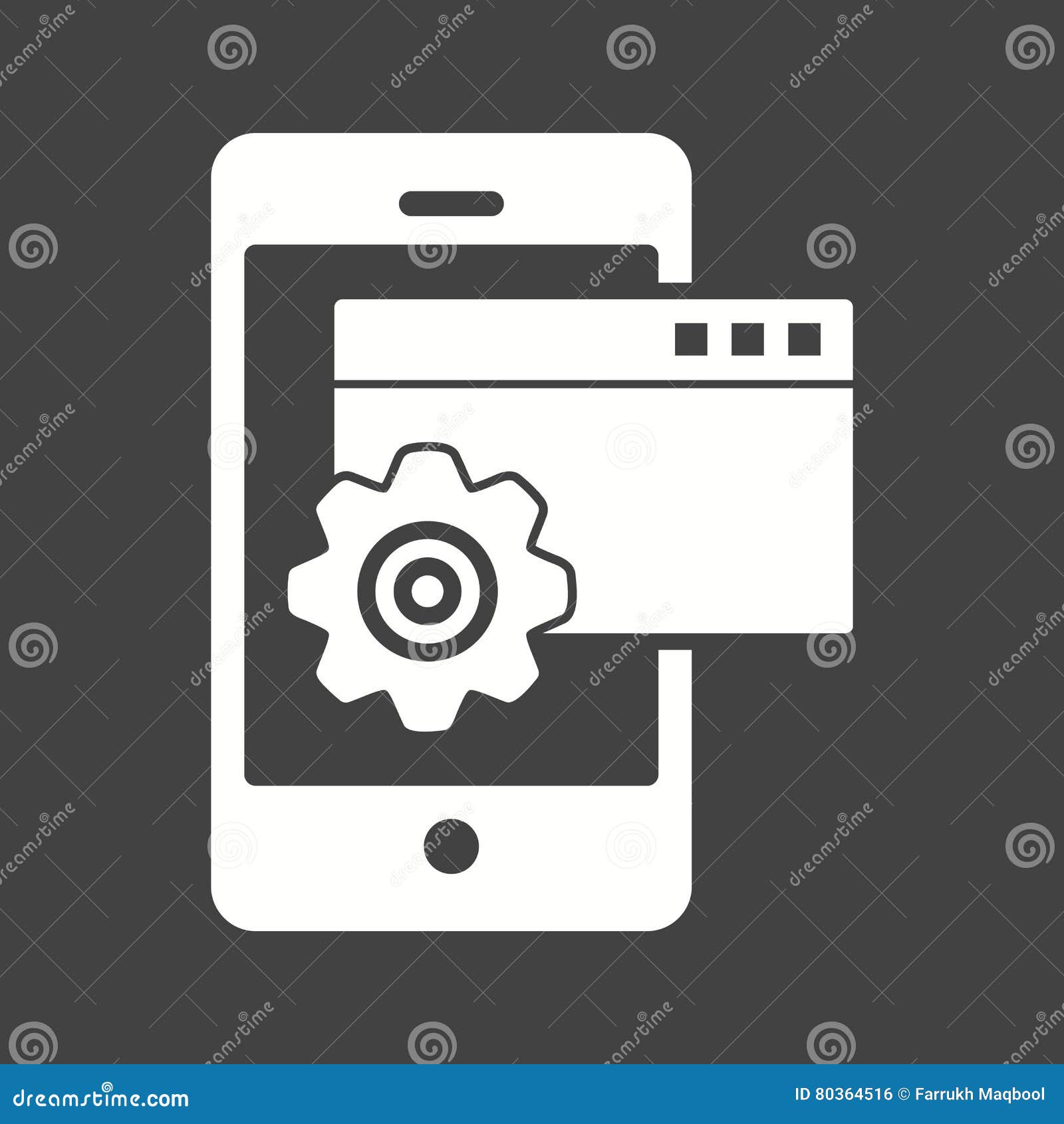 Devices Settings stock vector. Illustration of device - 80364516