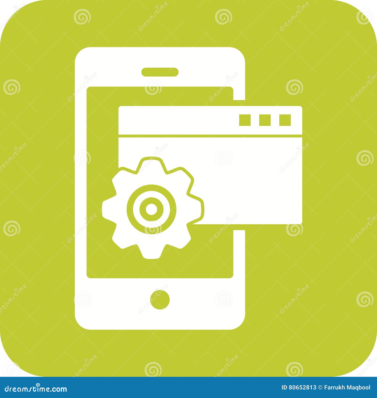 Devices Settings stock vector. Illustration of touch - 80652813