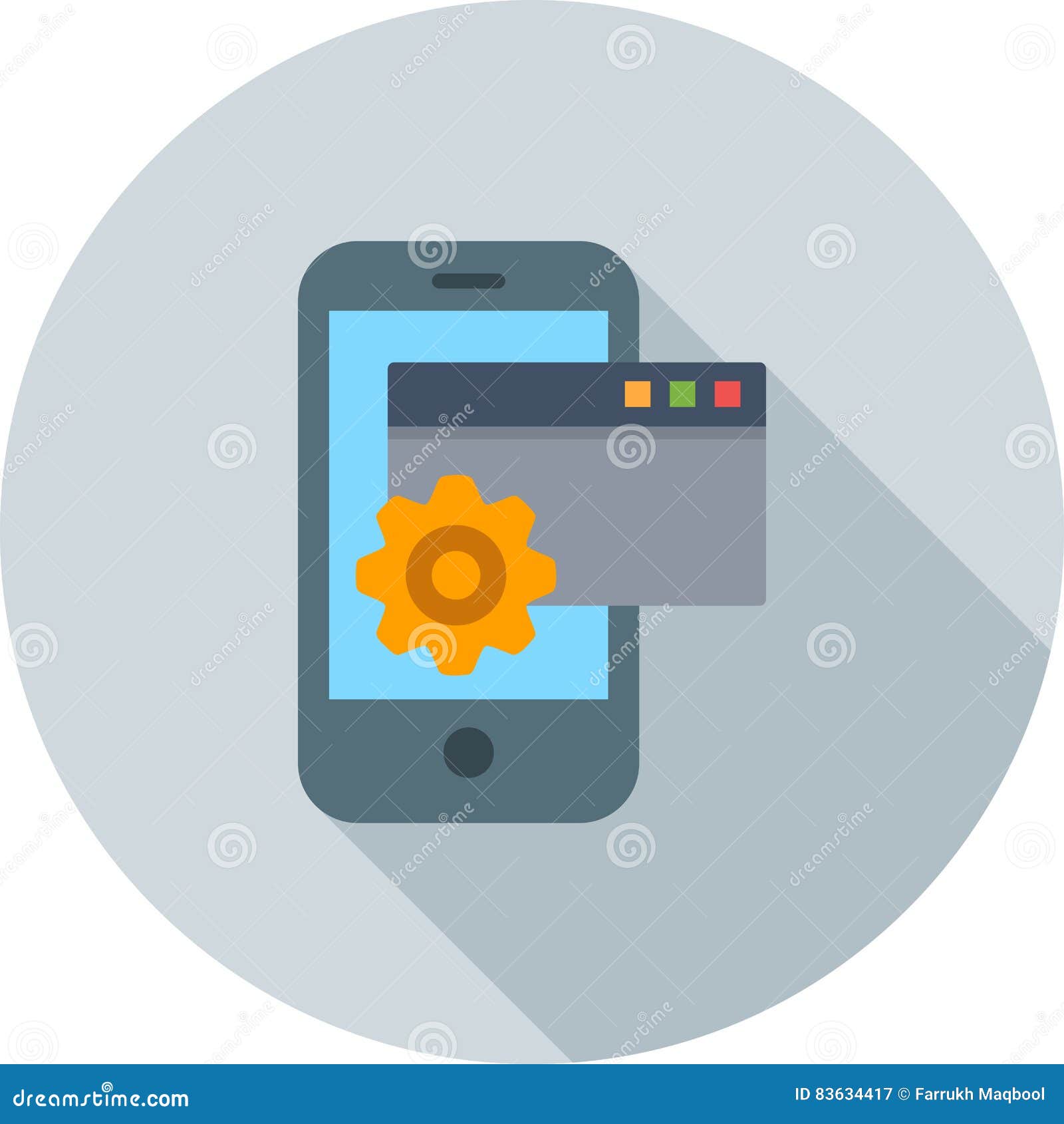 Devices Settings stock vector. Illustration of internet - 83634417