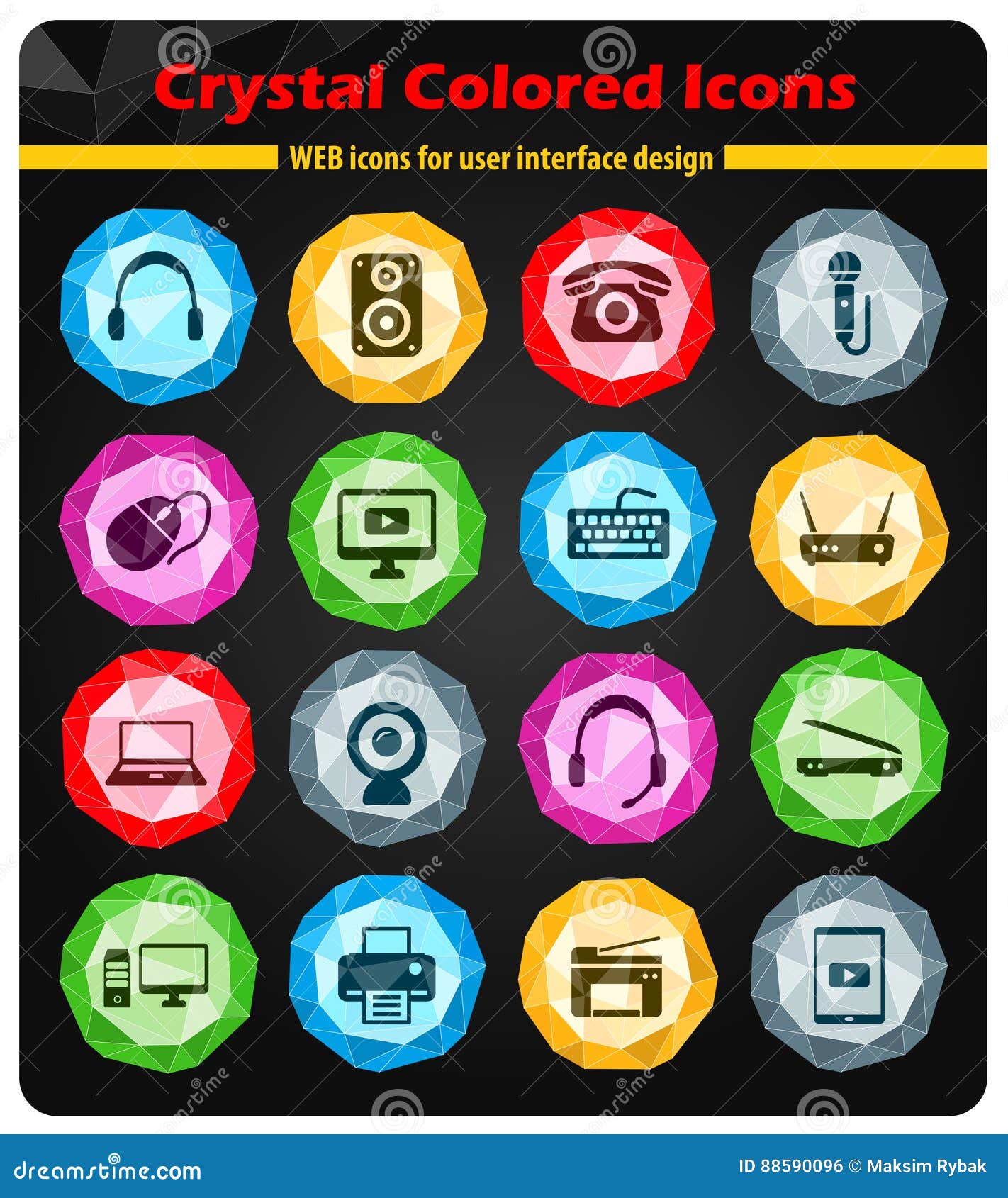 Devices simply icons stock illustration. Illustration of phone - 88590096