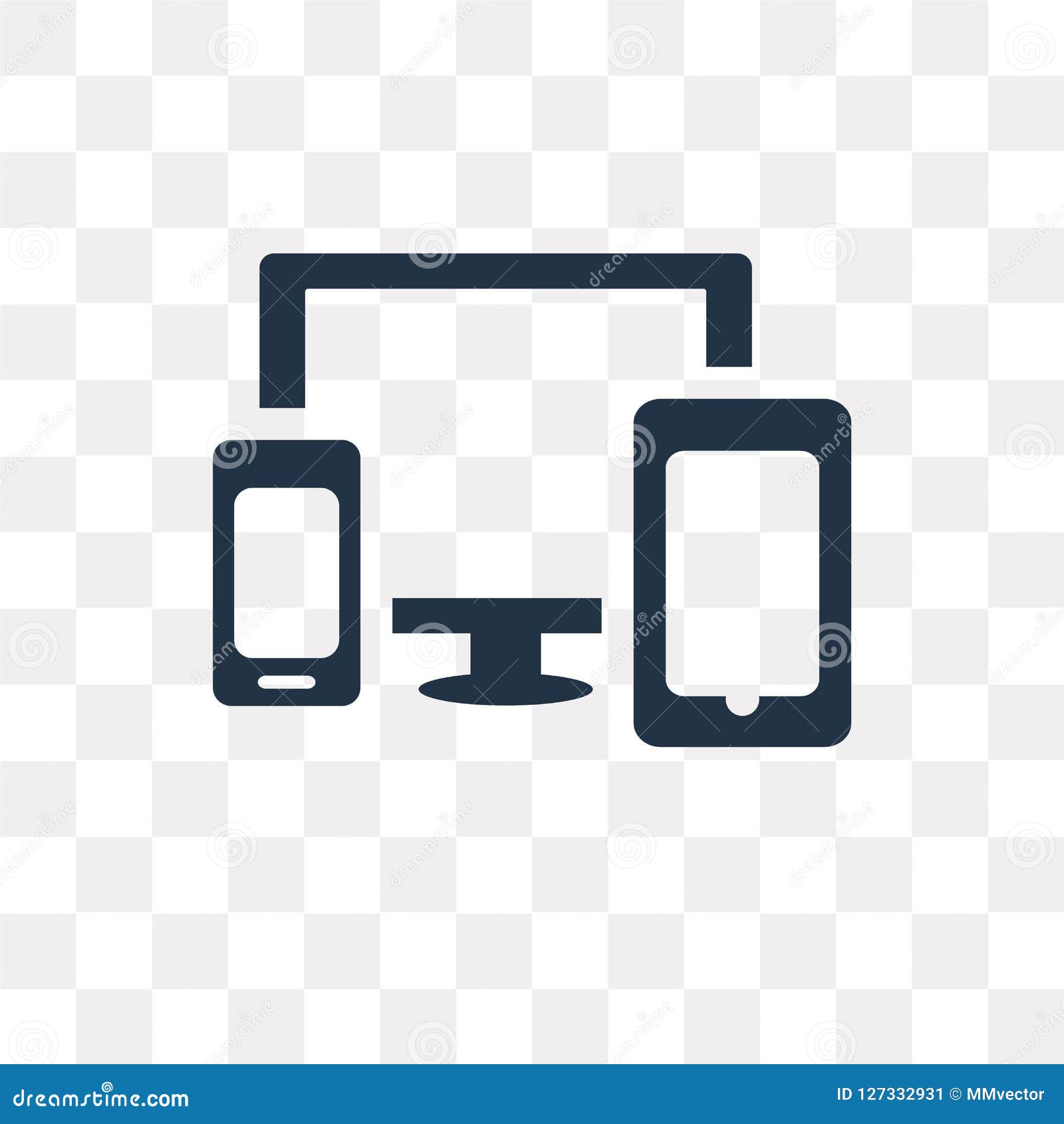 Devices Vector Icon Isolated on Transparent Background, Devices Stock ...