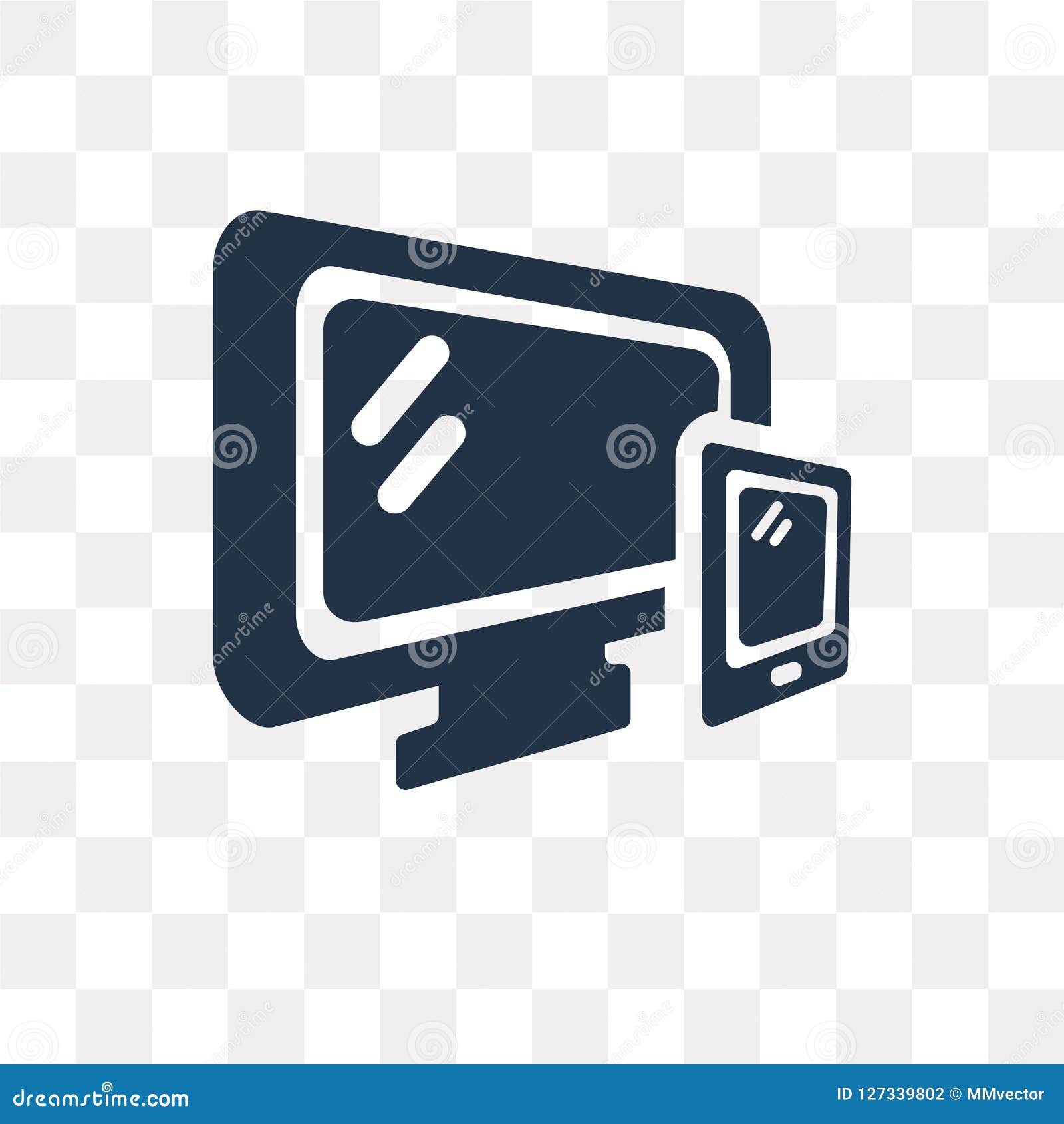 Devices Vector Icon Isolated on Transparent Background, Devices Stock ...