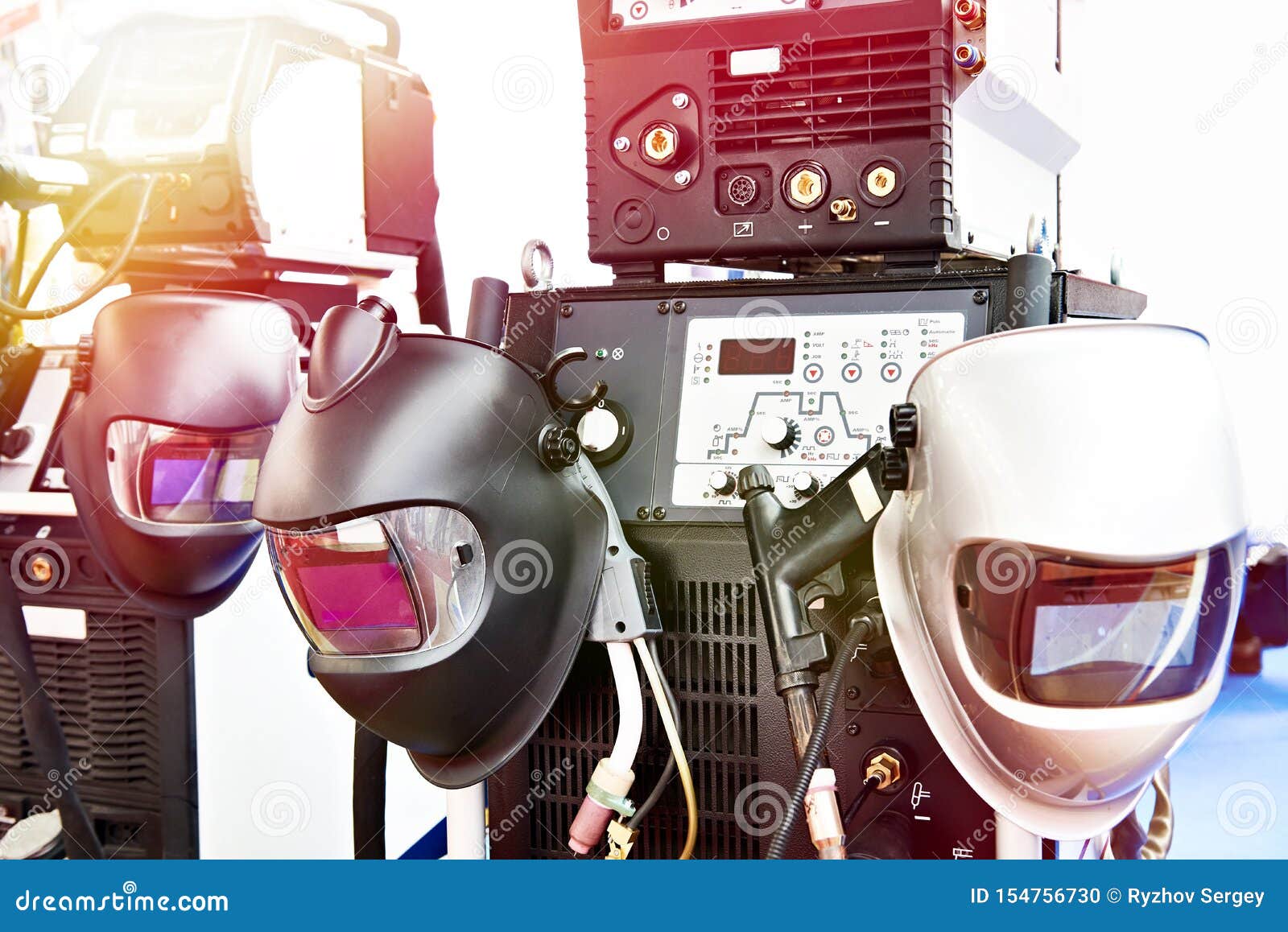 Devices for Welding and Protective Masks Editorial Image - Image of ...