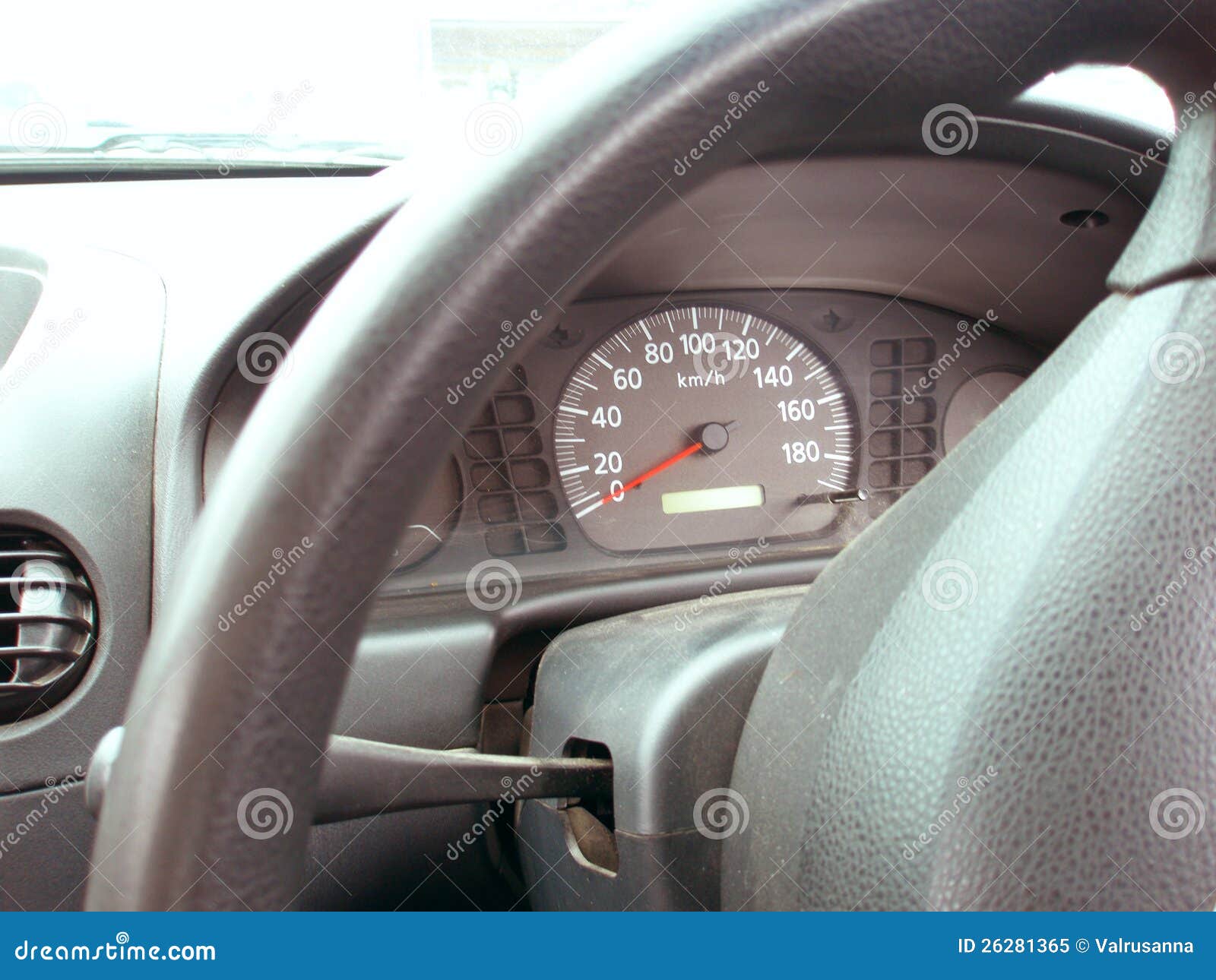 Devices a Wheel and a Speedometer Stock Image - Image of travel, number ...