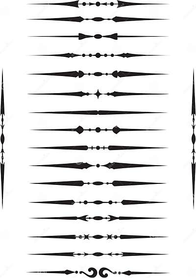 Deviders元素集 向量例证. 插画 包括有 要素, 海报, 查出, 减速火箭, 花卉, 形状, 曲线 - 30475659