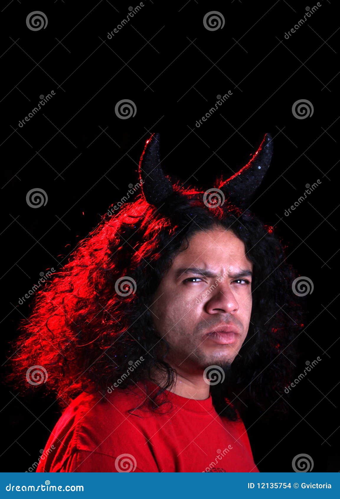 Devil stock photo. Image of horns, satanic, exression - 12135754