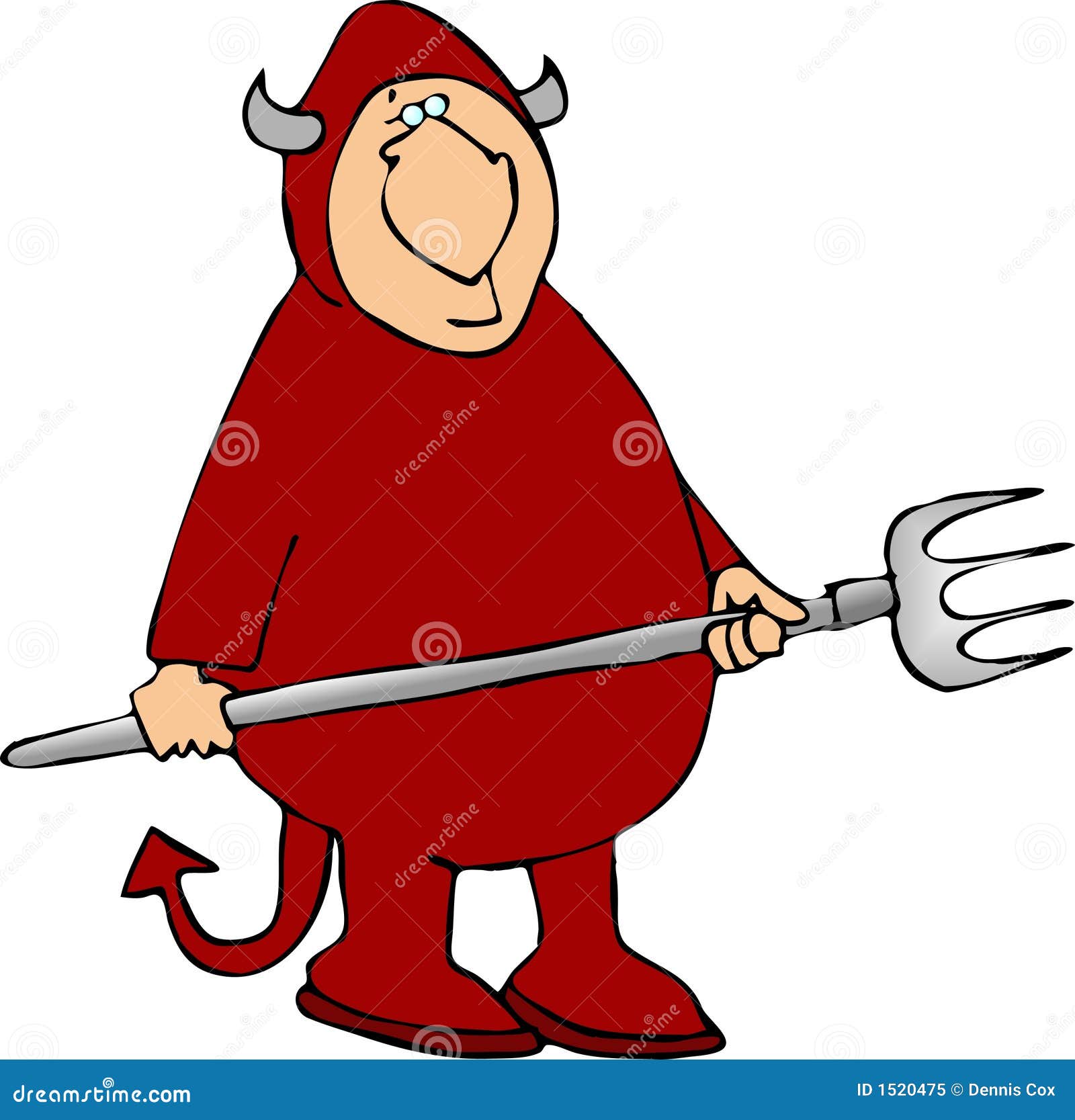 Devil Pitchfork Clipart
