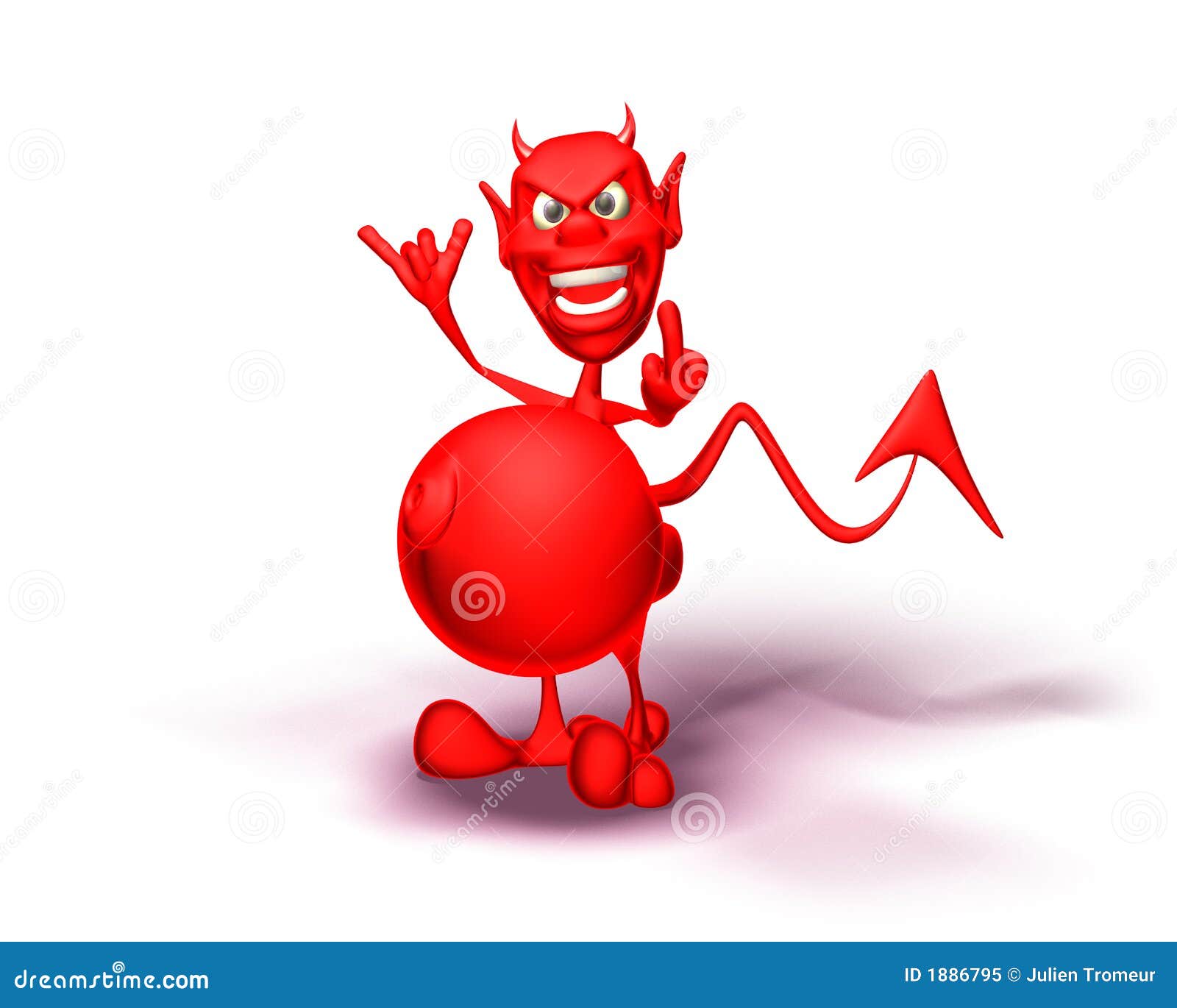 Devil stock illustration. Illustration of artwork, torment - 1886795