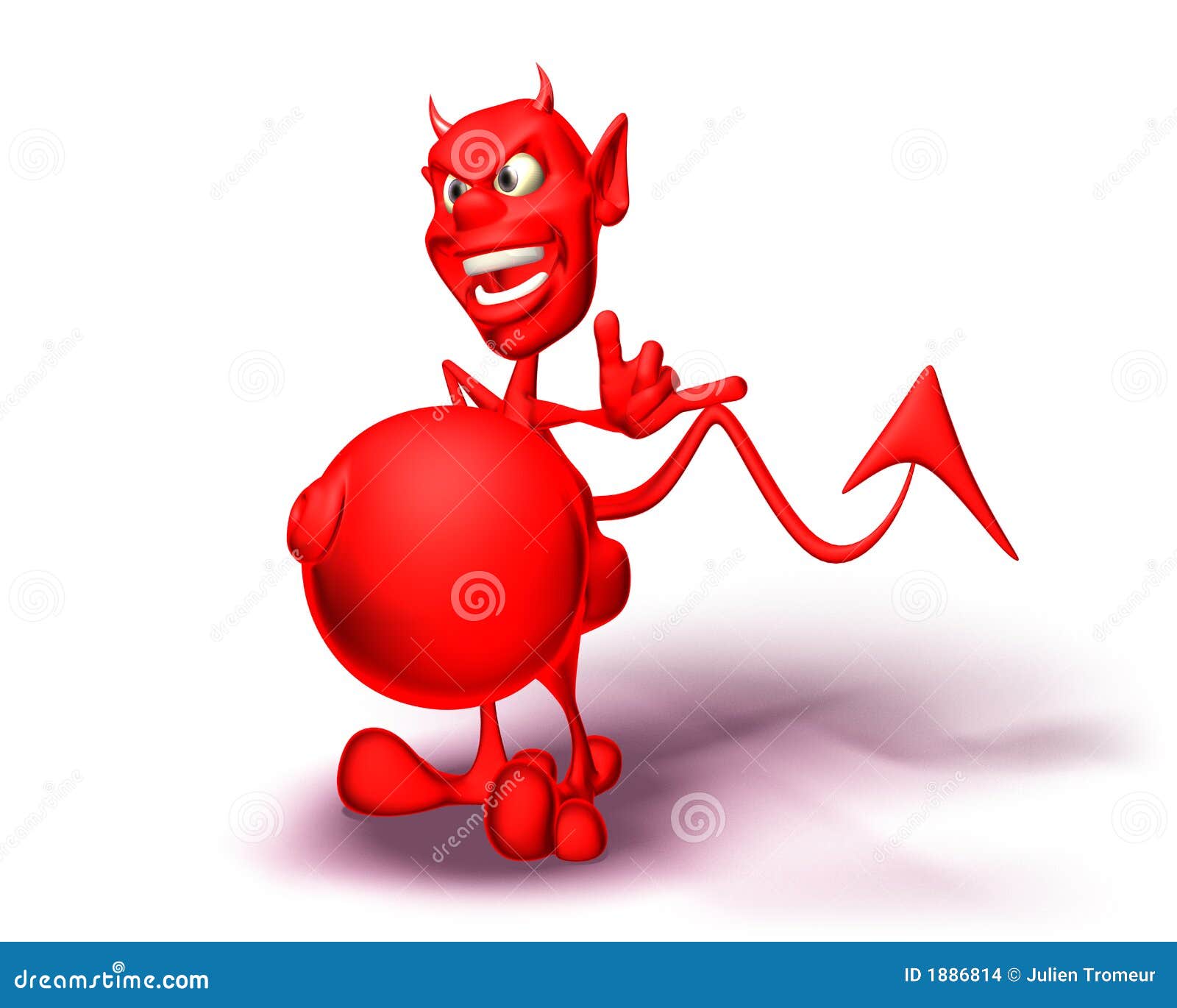 Devil stock illustration. Illustration of devilishly, smiling - 1886814