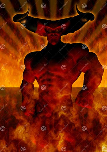The Devil stock illustration. Illustration of demon, moody - 3076681