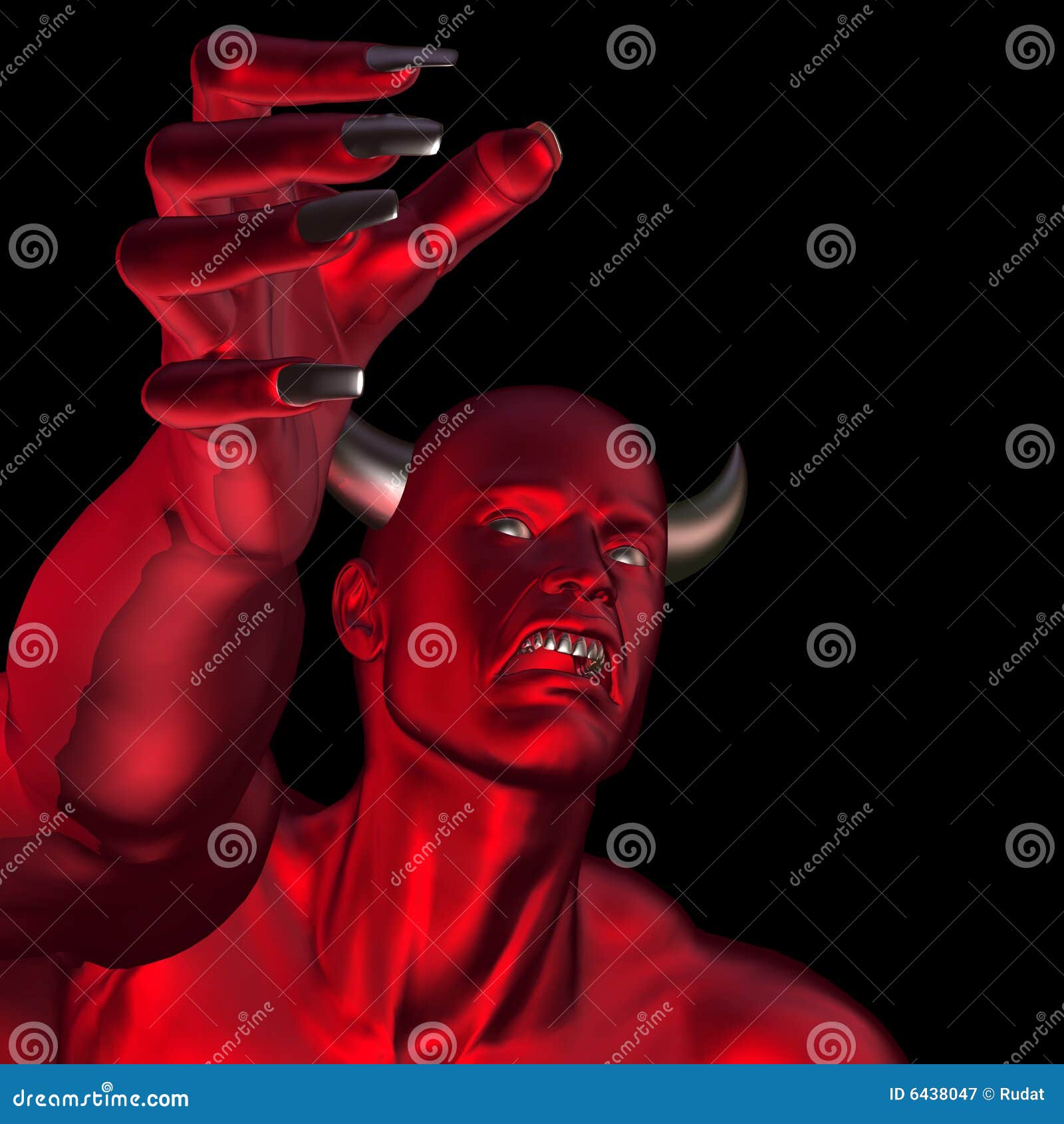 Devil stock illustration. Illustration of anger, body - 6438047